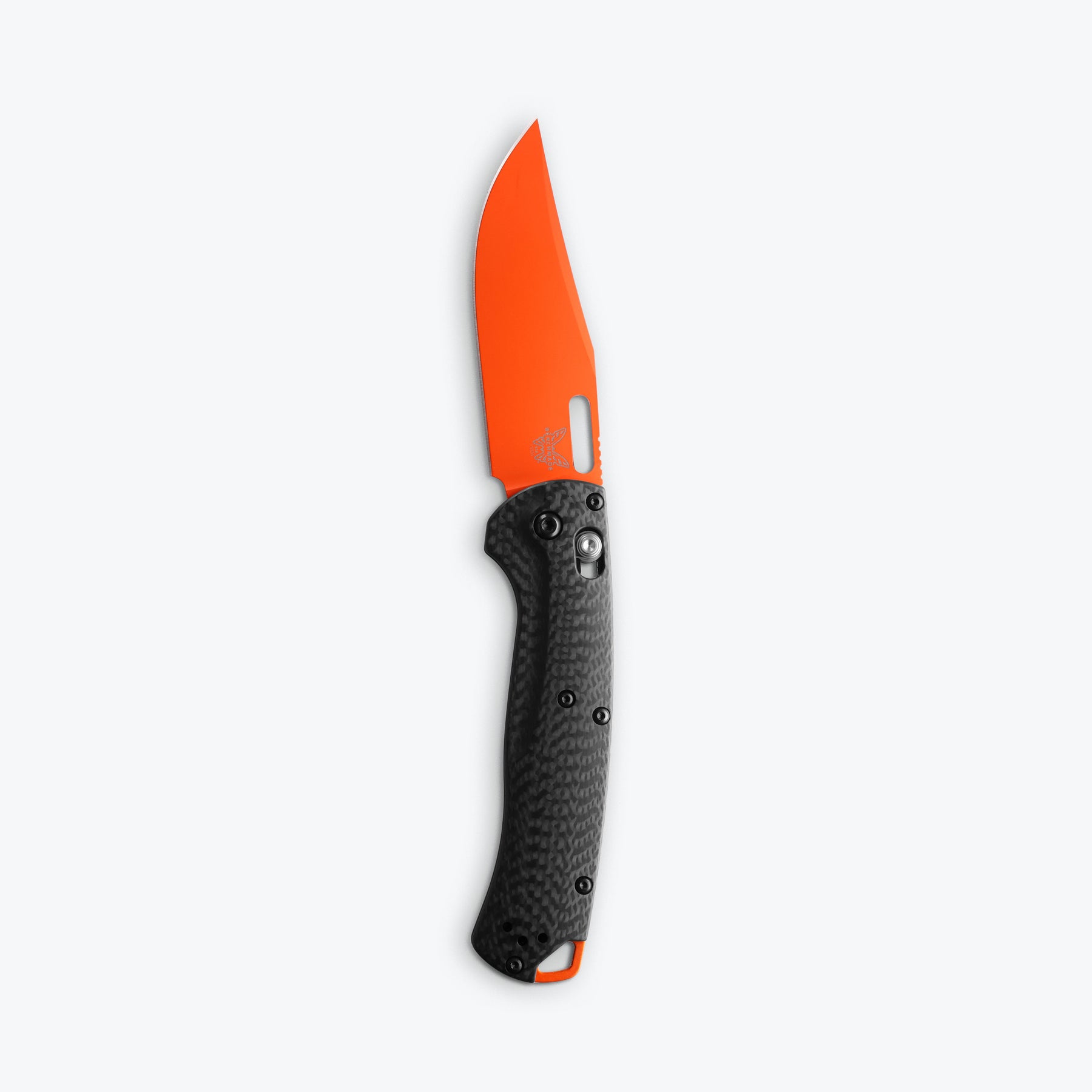 Benchmade 15535OR-01 Taggedout Axis Lock Plain CPM-Magnacut Orange Cli ...