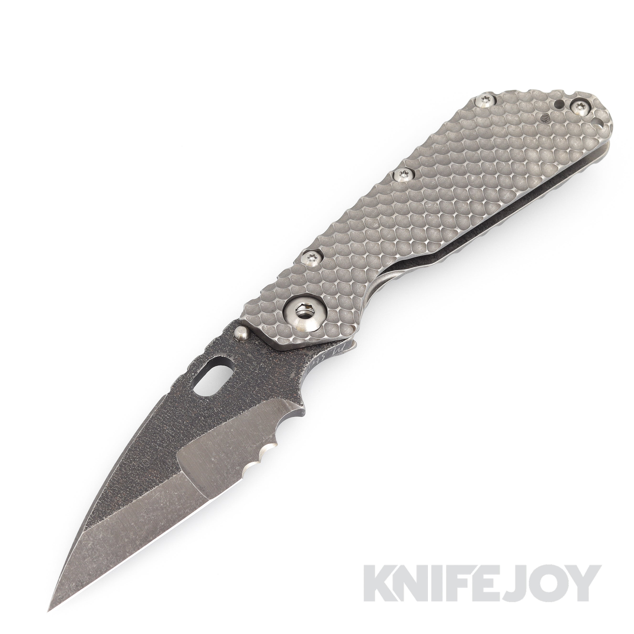 Mick Strider Custom Knives SMF Nightmare Grind Acid Wash CTSXHP Blade ...