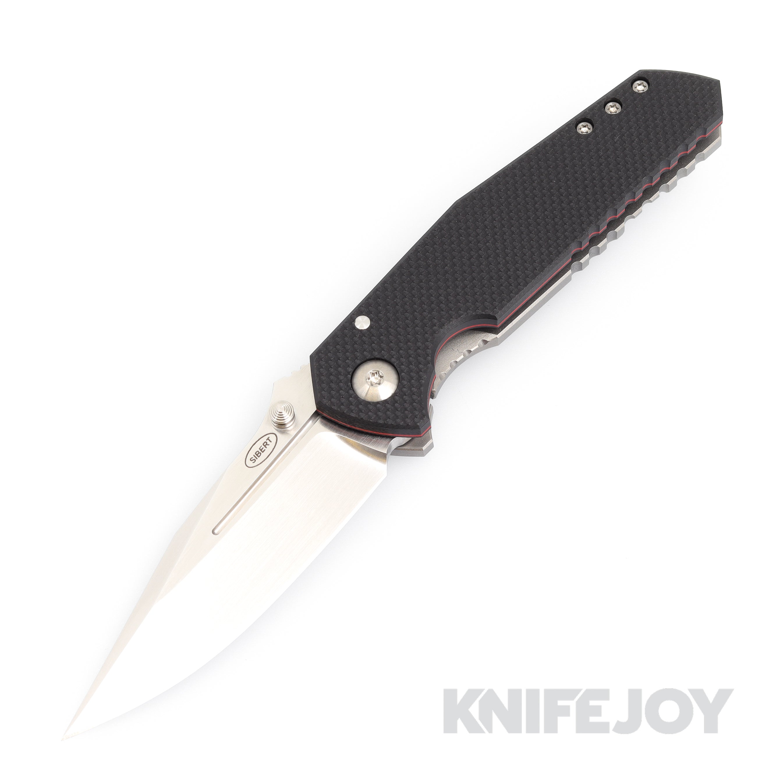 Shane Sibert Custom Knives Folder CTS-204P Blade with Black G10/ Titan ...