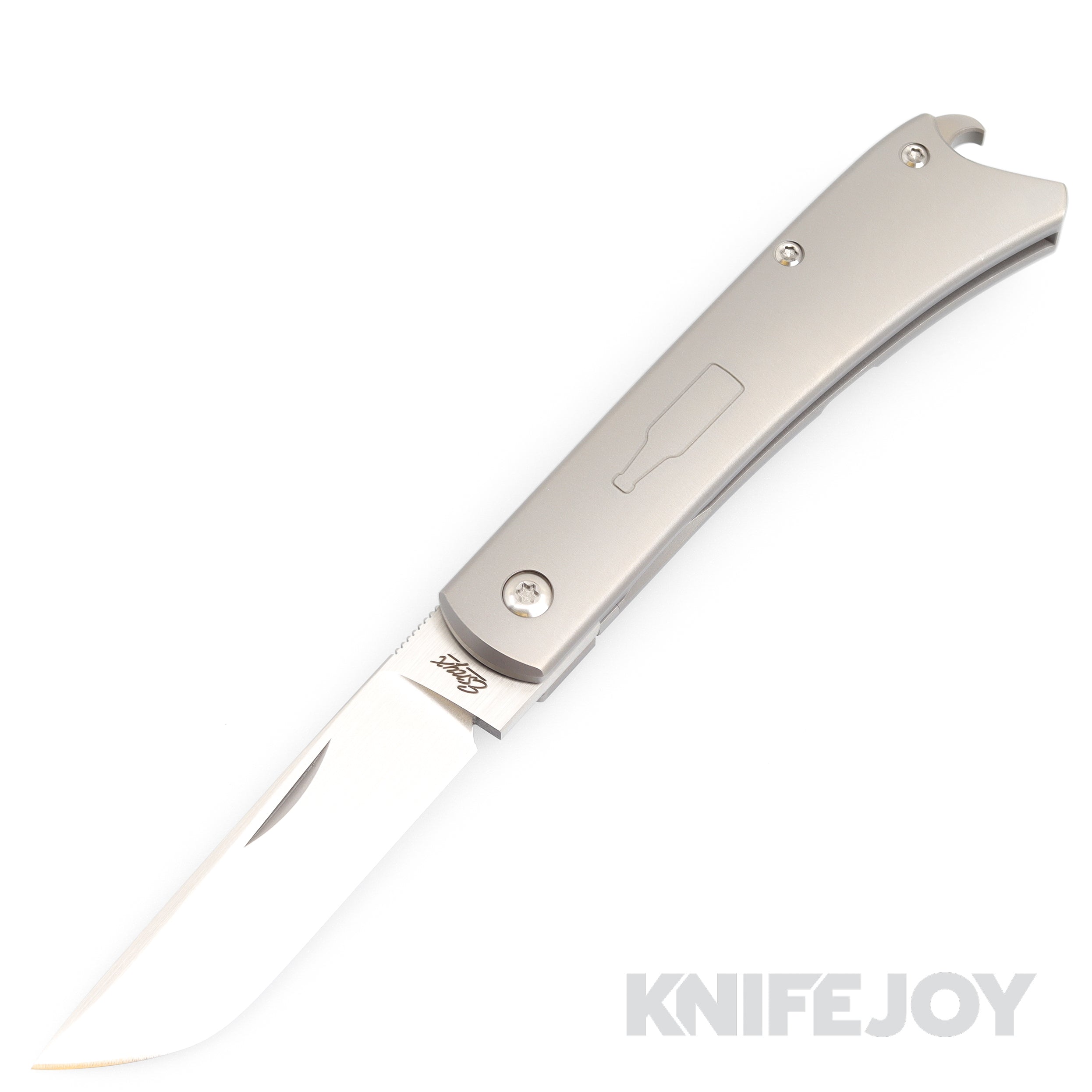 Esnyx Silver Line Beer Buster Front Flipper Hand Rubbed Satin Finish B ...