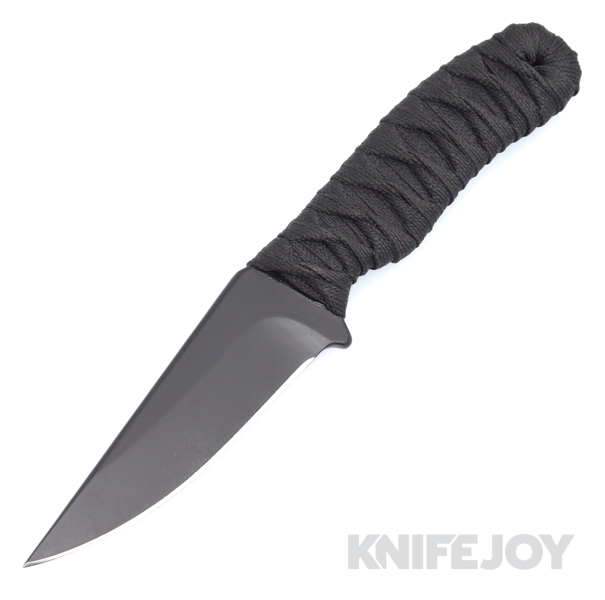 J.Watson Knives Kidon Blackout Fixed Blade Black Cerakote Blade with B ...