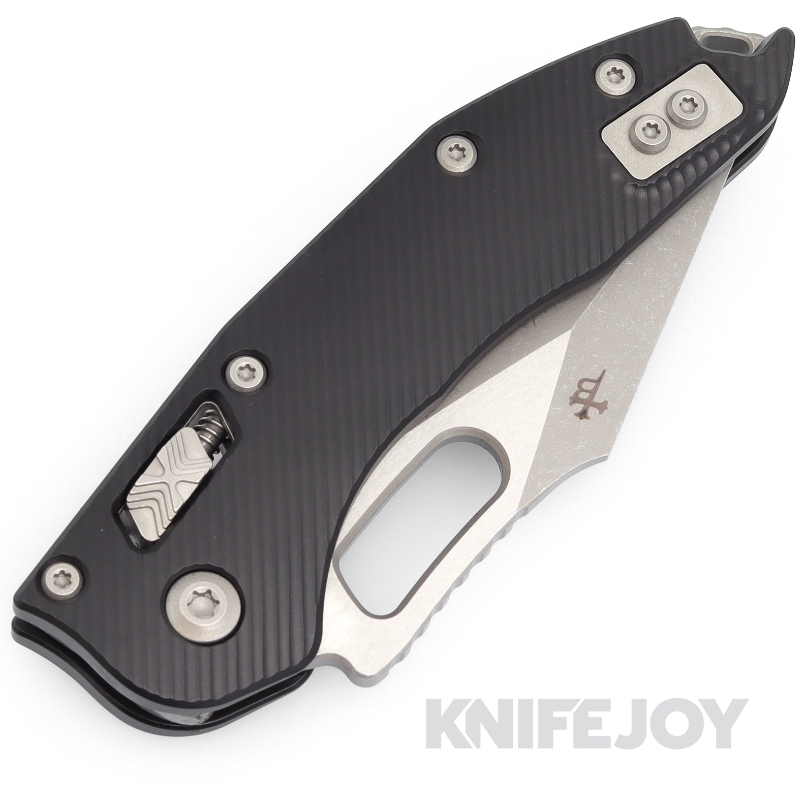 MICROTECH 169RL-10APFL Borka Stitch Ramlock Folding Knife Single Edge ...