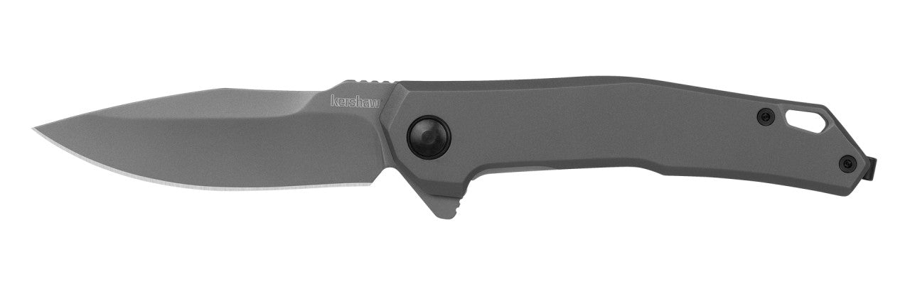 Kershaw 5570 Radar Assisted Flipper Knife Blackwashed Drop Point Blade ...