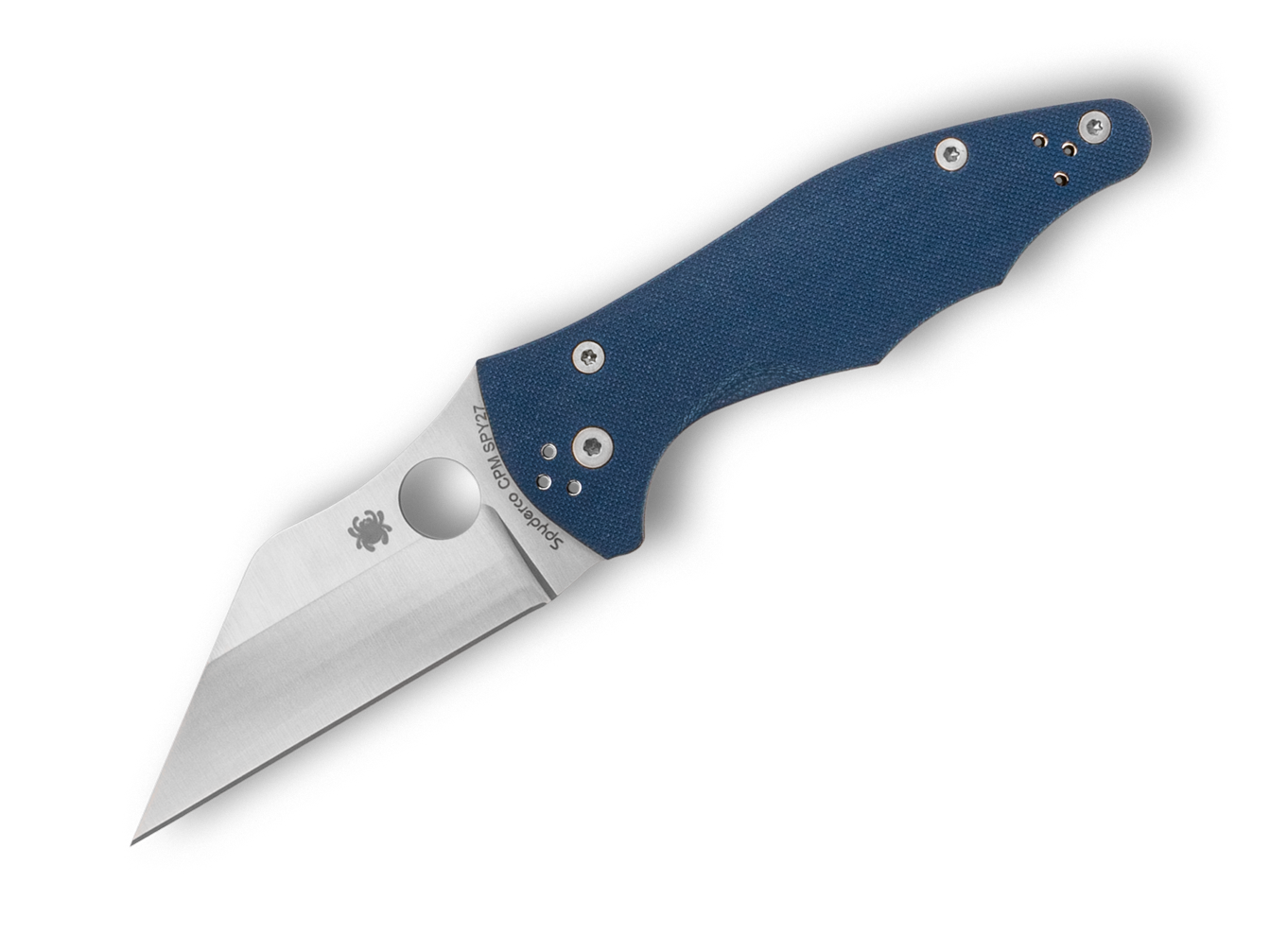 Spyderco C85GPCBL2 Yojimbo 2 Folder with SPY27 Blade and Cobalt Blue G ...