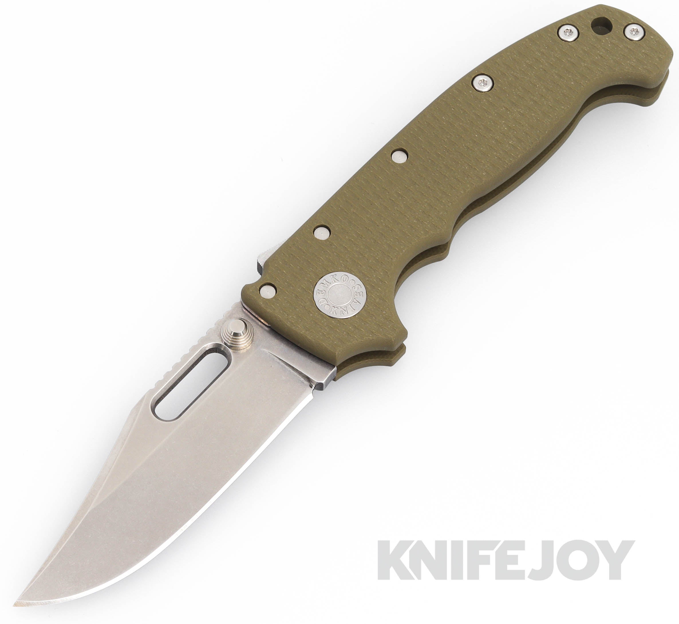 Demko Knives AD20 KnifeJoy Exclusive Bowie 20CV Blade with OD Green G1