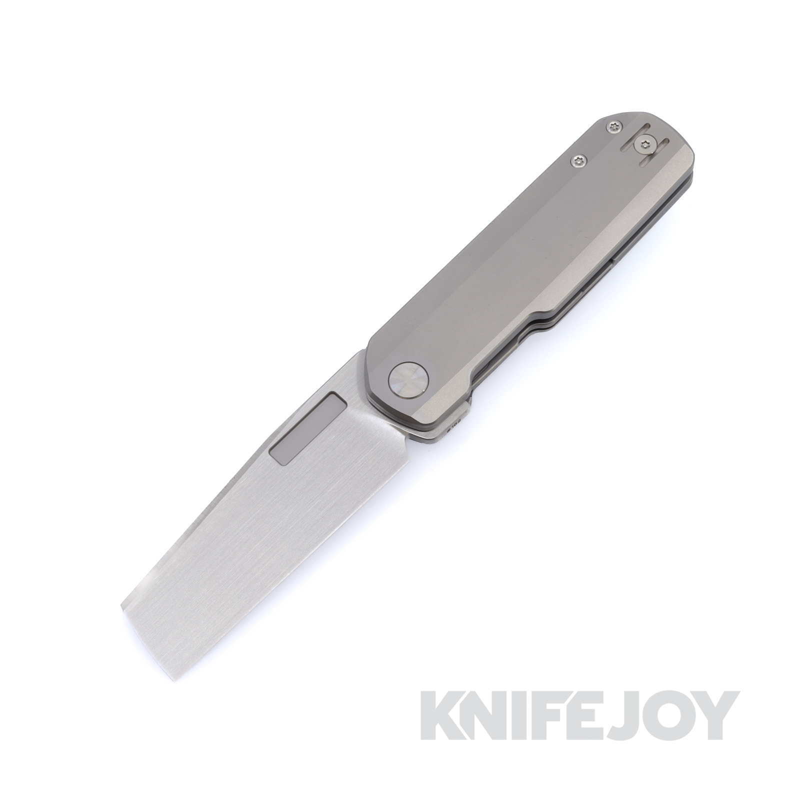 Vero Engineering Avid 2 Hand Satin S45VN Cleaver Blade with Titanium H ...