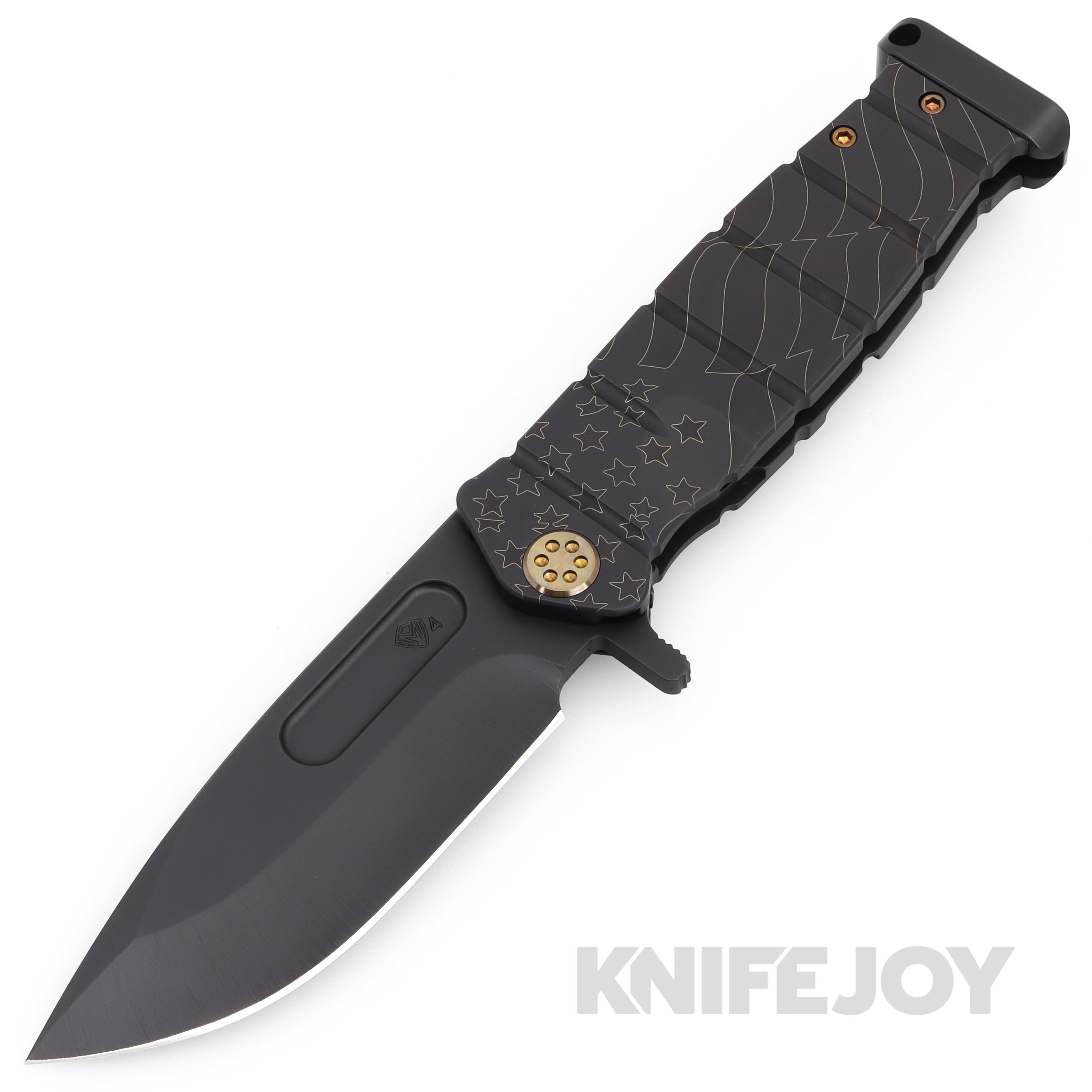 Medford Knives USMC FF S45VN DLC Blade with DLC "Ghosted Flag" Handle ...