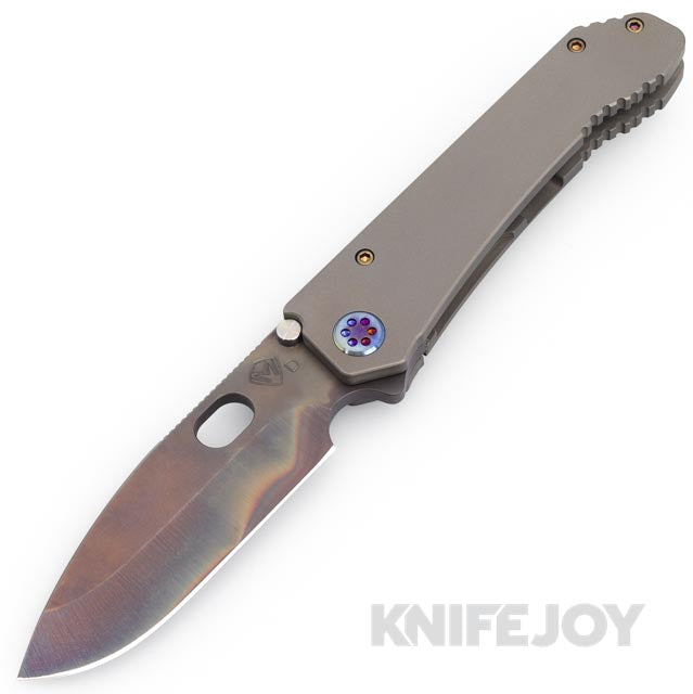 Medford Knives 187 DP D2 Vulcan Drop Point Blade with BB/ Gray Handles ...