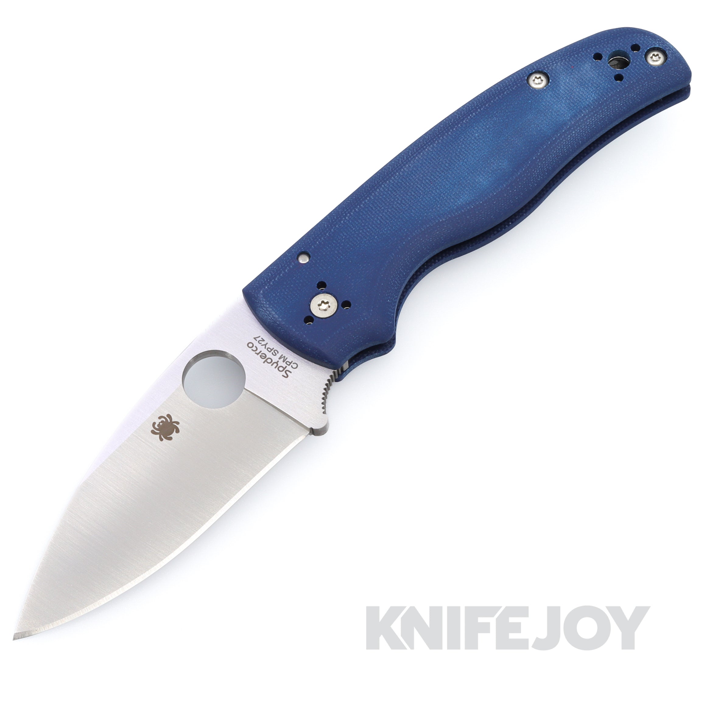 Spyderco C229GPCBL Shaman Compression Lock SPY27 Cobalt Blue G10 Knife ...