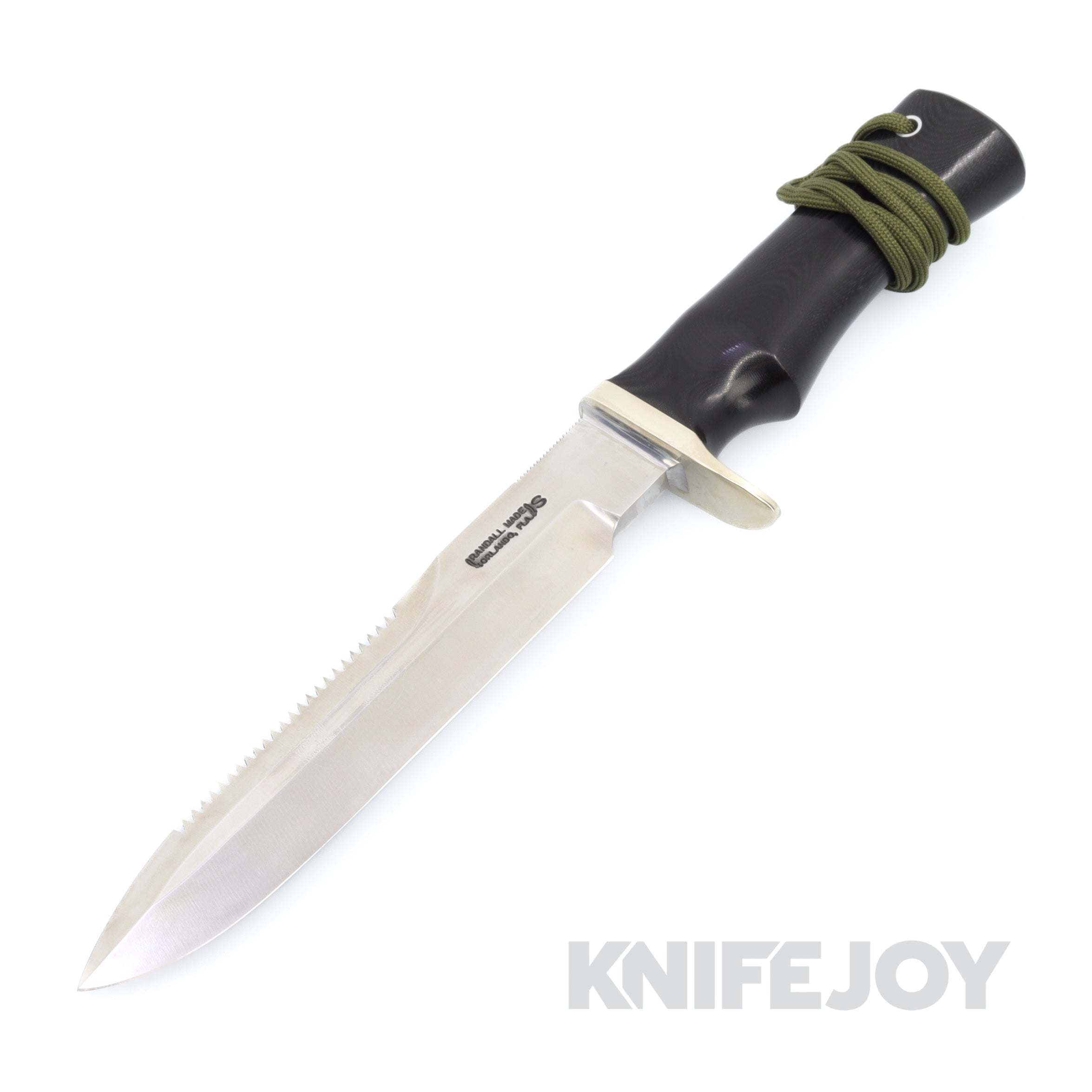 Randall Made Knives Model 16 Diver Blade with Sawtooth Spine and Black ...