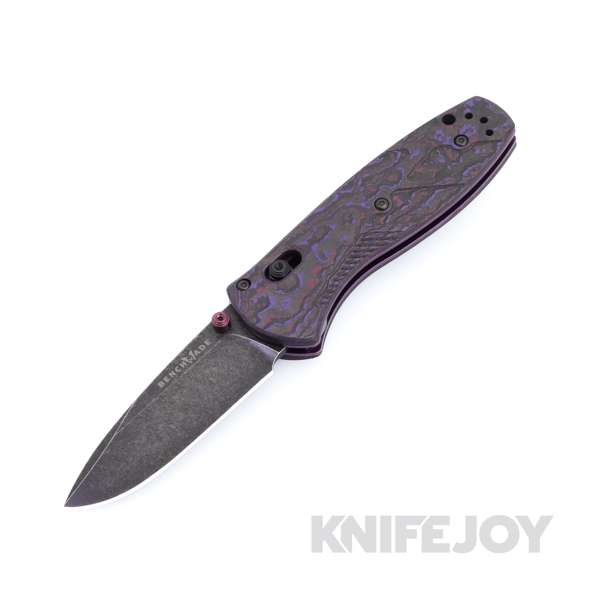 Benchmade 585BK-251 Gold Class Mini Barrage AXIS-Assisted Folder Purpl ...