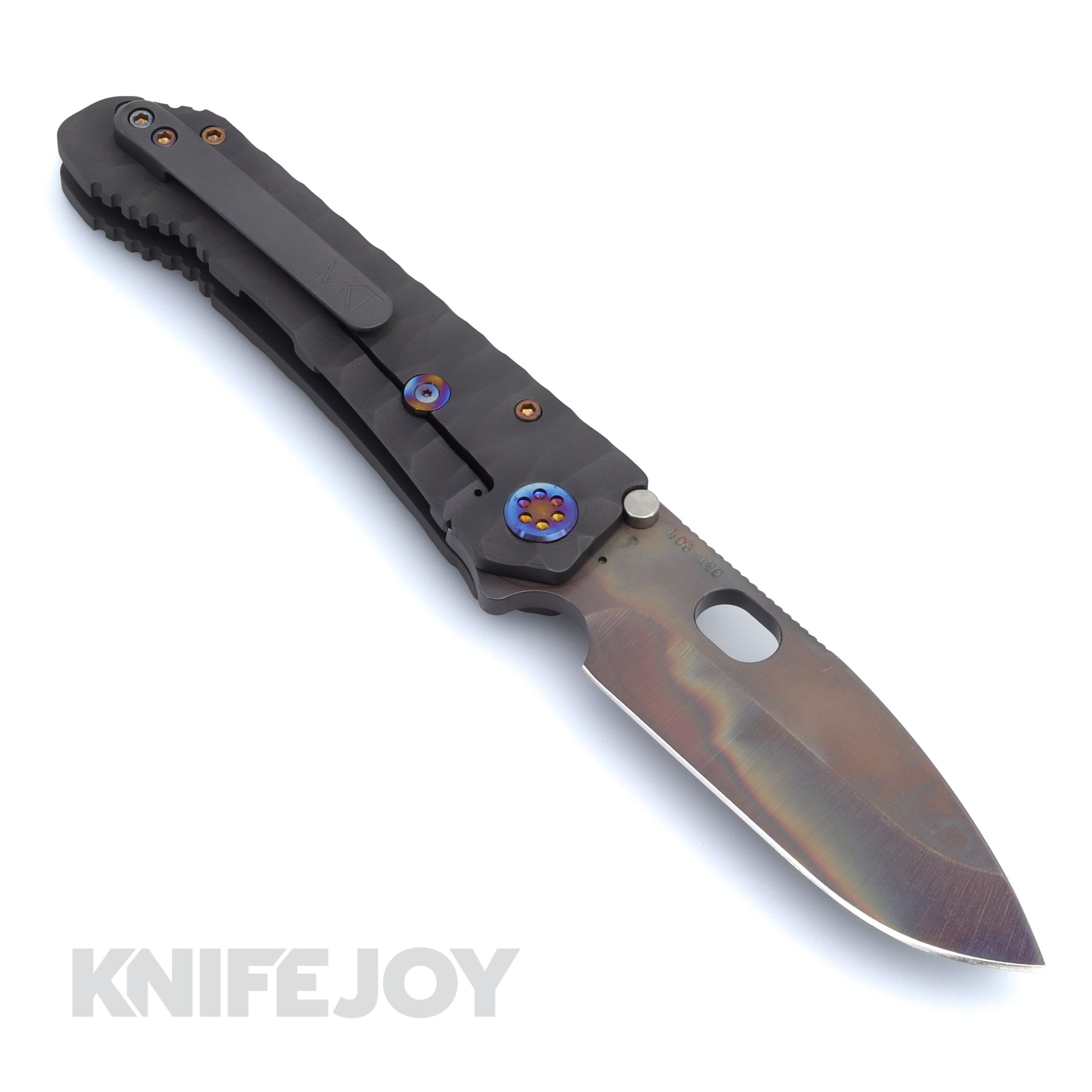 Medford Knives 187 DP D2 Vulcan Drop Point Blade with DLC Predator Han ...