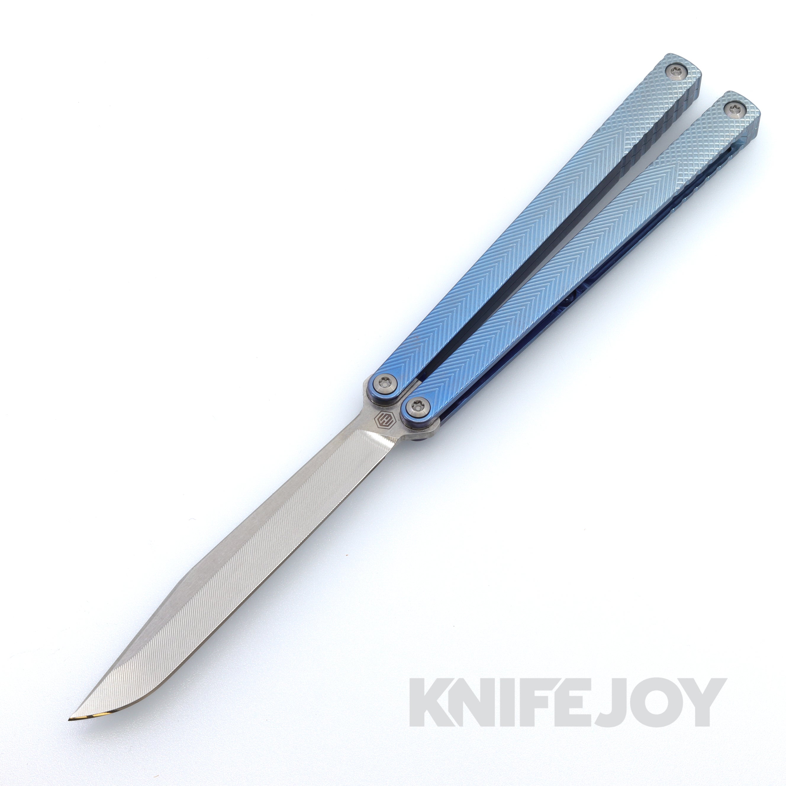 MachineWise Serif Balisong S35VN with Serif Textured Grade 5 Integral ...