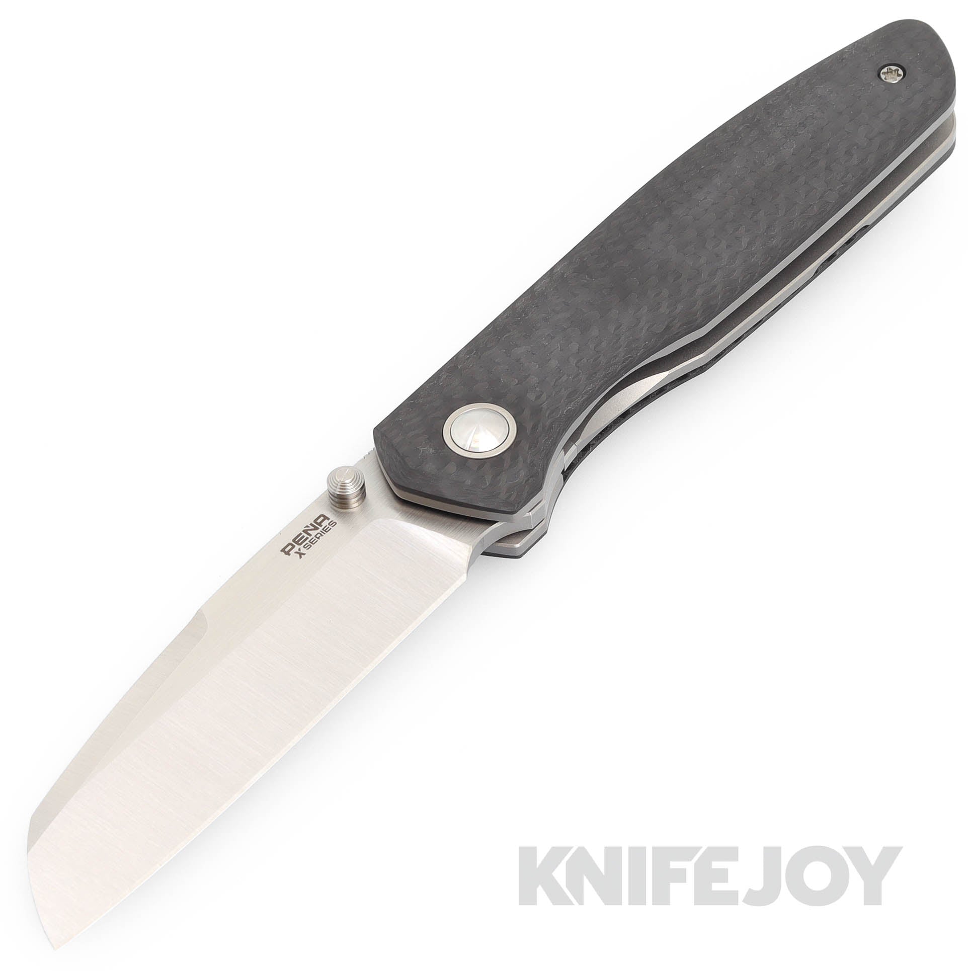 Enrique Pena X Series Front Flipper Bravo1 M390 Belt Satin Blade with ...