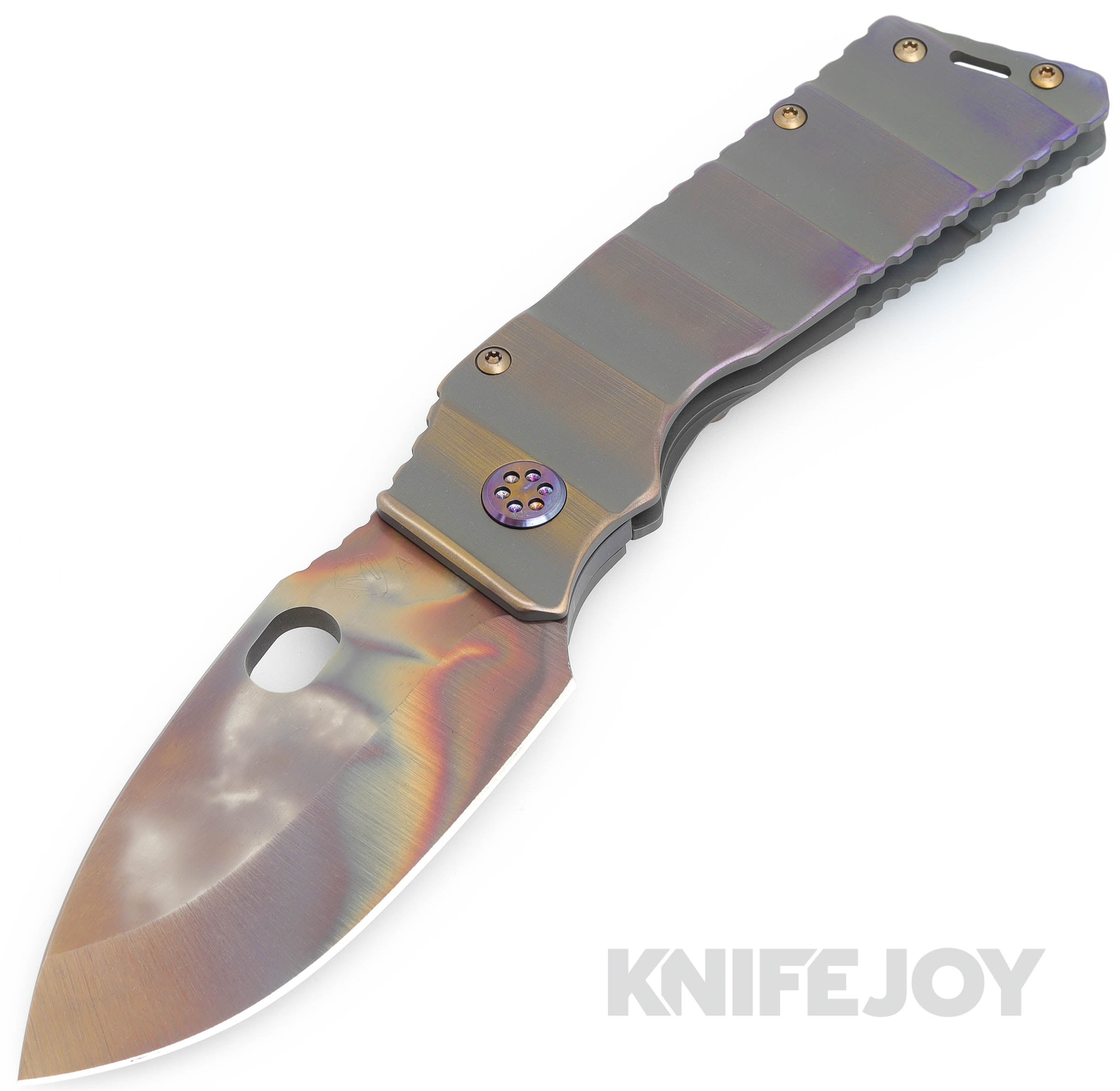 Medford Knives TFF-1 S45VN Vulcan Blade with BB/ Cement w/ Maker's Ano ...