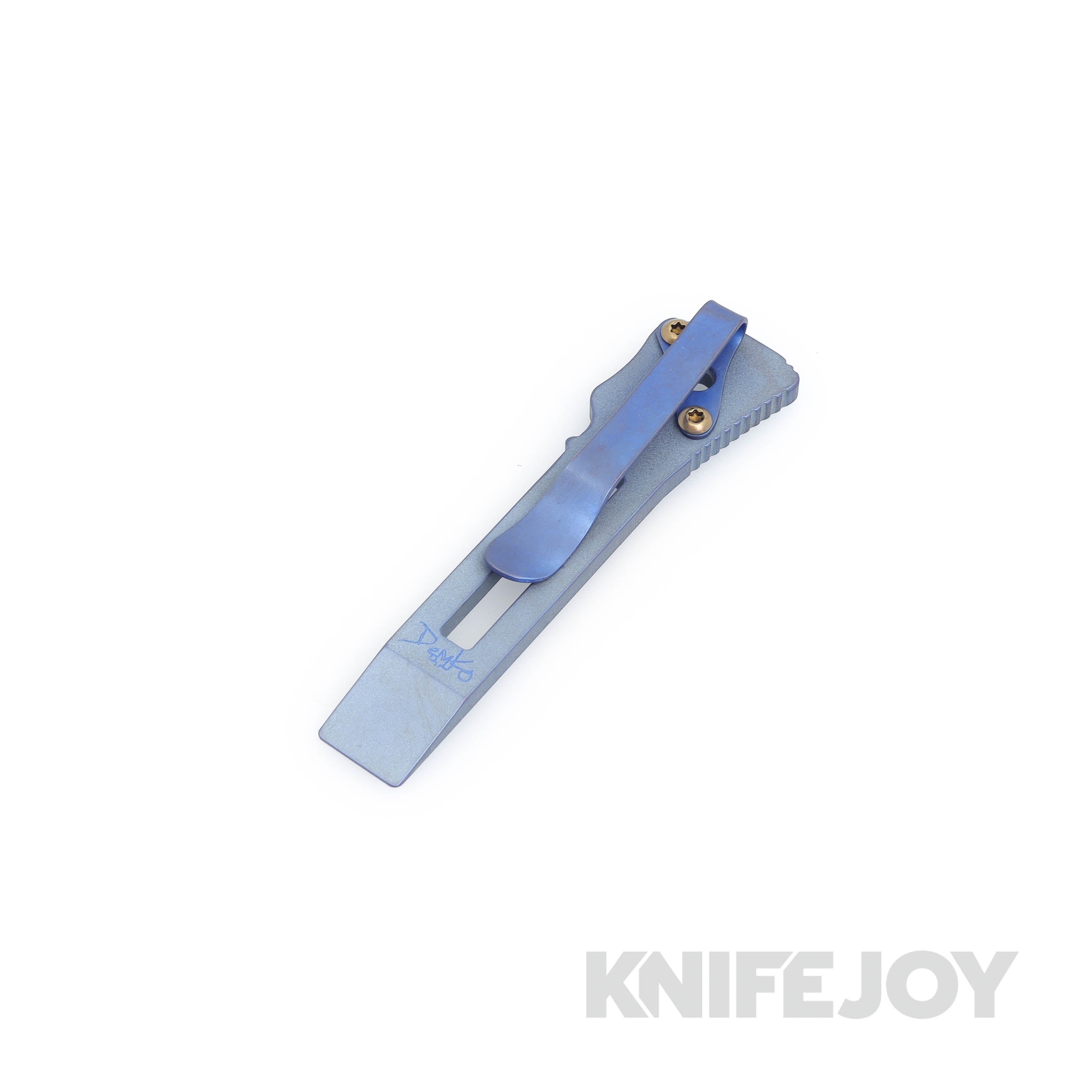 Maverick Customs Shark lock Pry Bar with 2 Tone Blue Anodized Titanium ...