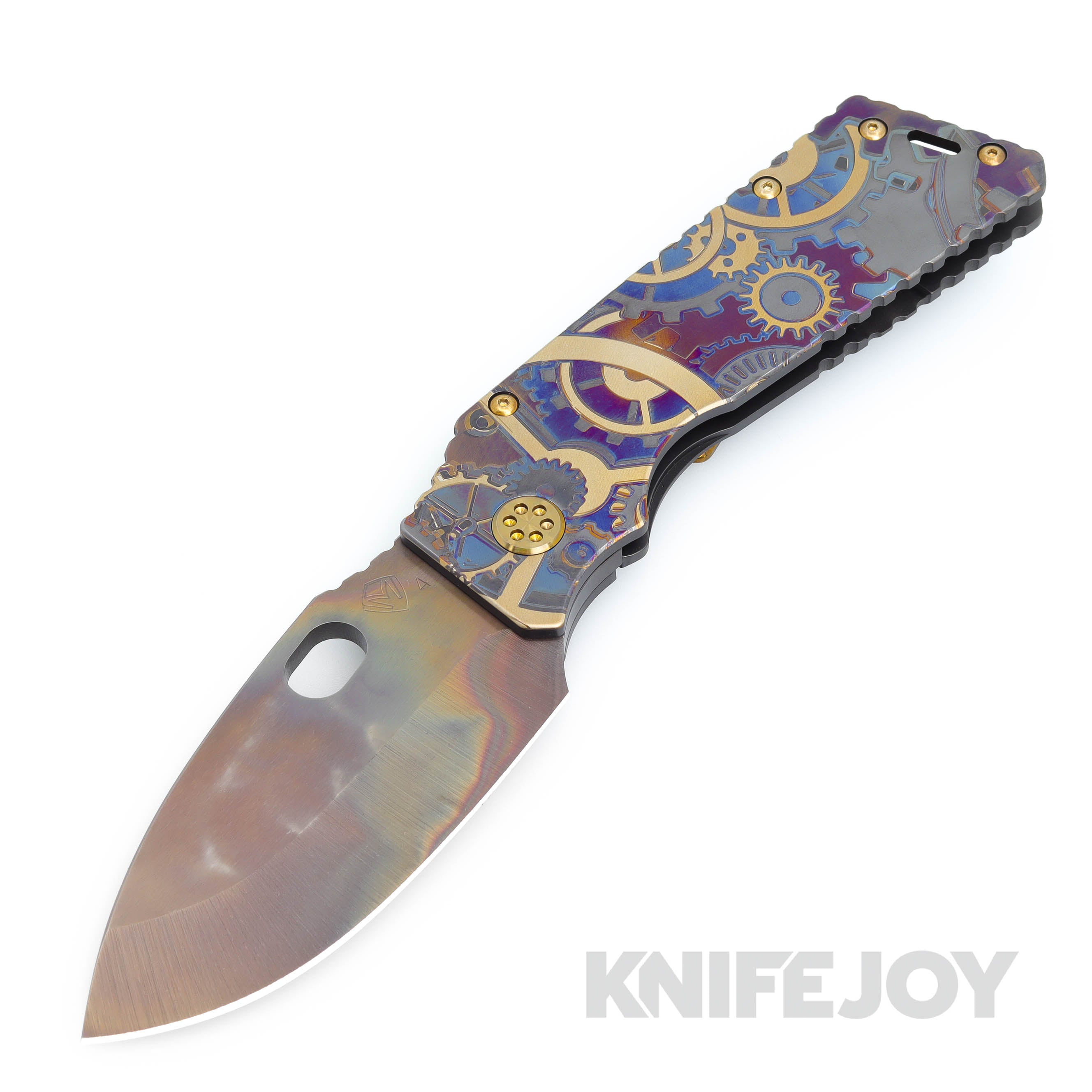Medford Knives TFF-1 S45VN Vulcan Blade with DLC "Ghost SteamPunk" Han ...