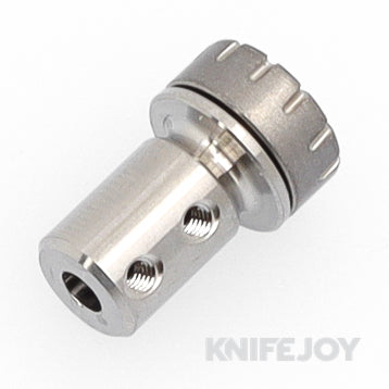 Fellhoelter FAP Spin Cap Titanium on Titanium Vortex Tumbled – KnifeJoy