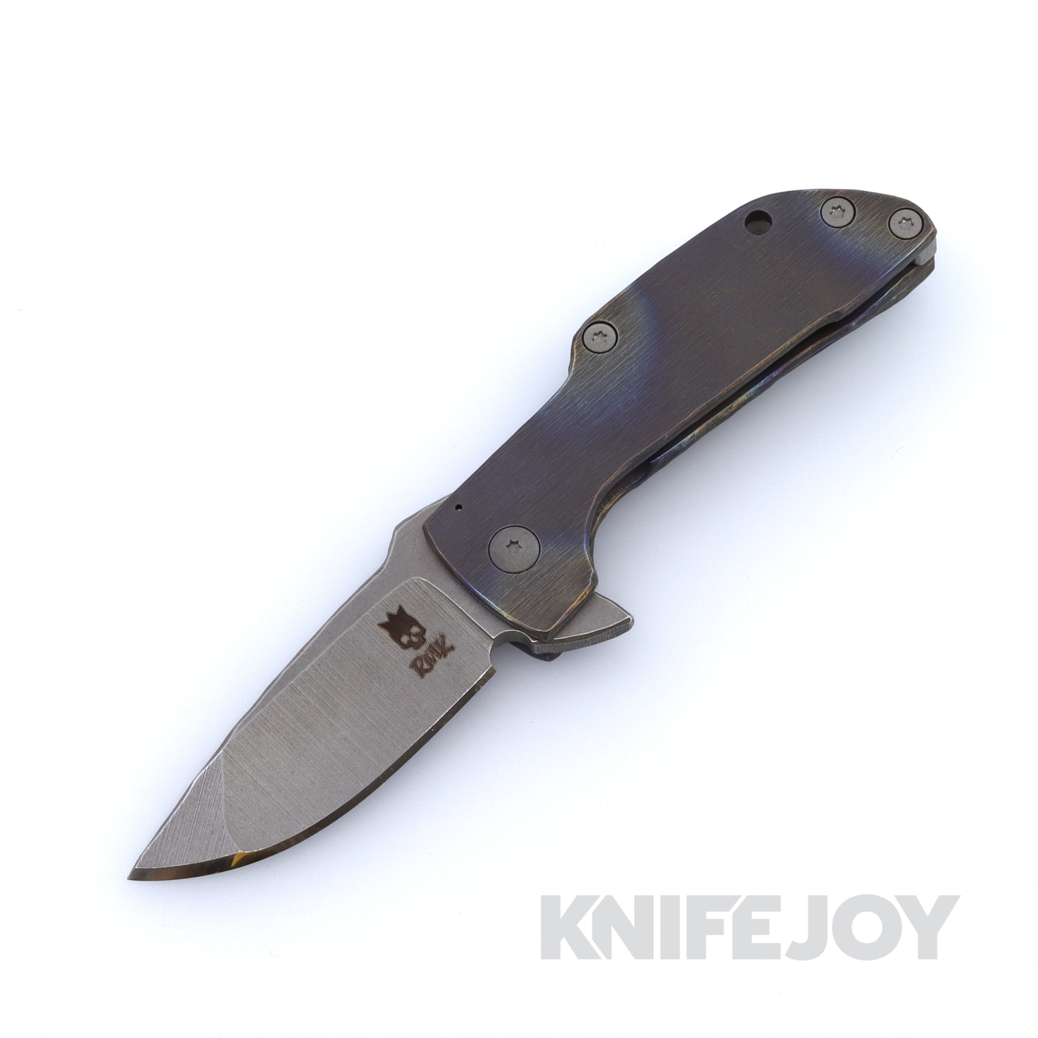 RichMade Knives Slow Poke 154CM Blade with Titanium Handles and Alumin ...