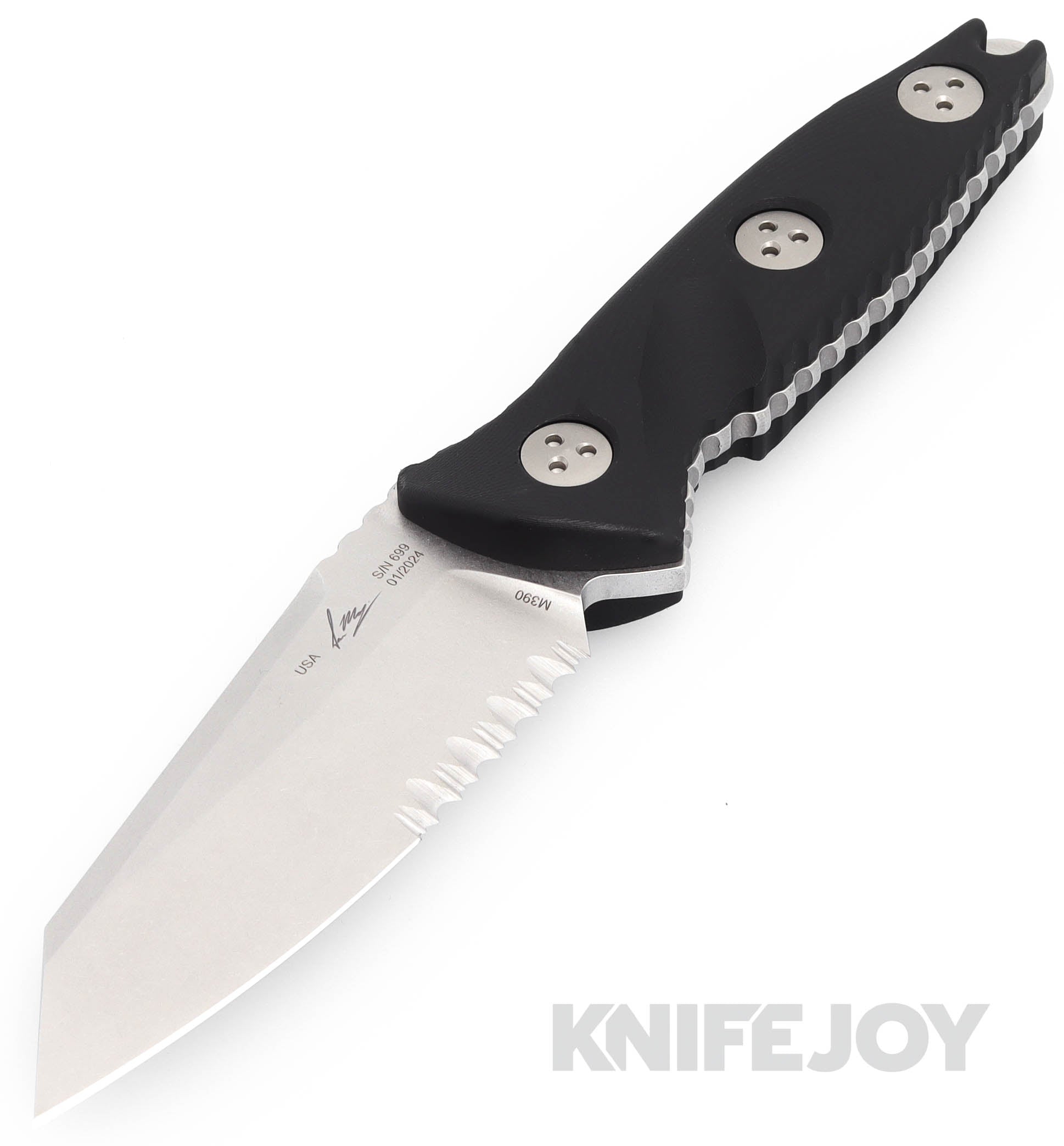 MICROTECH 93M-11 Fixed Blade SOCOM Alpha MINI Warcom Stonewash Partial ...