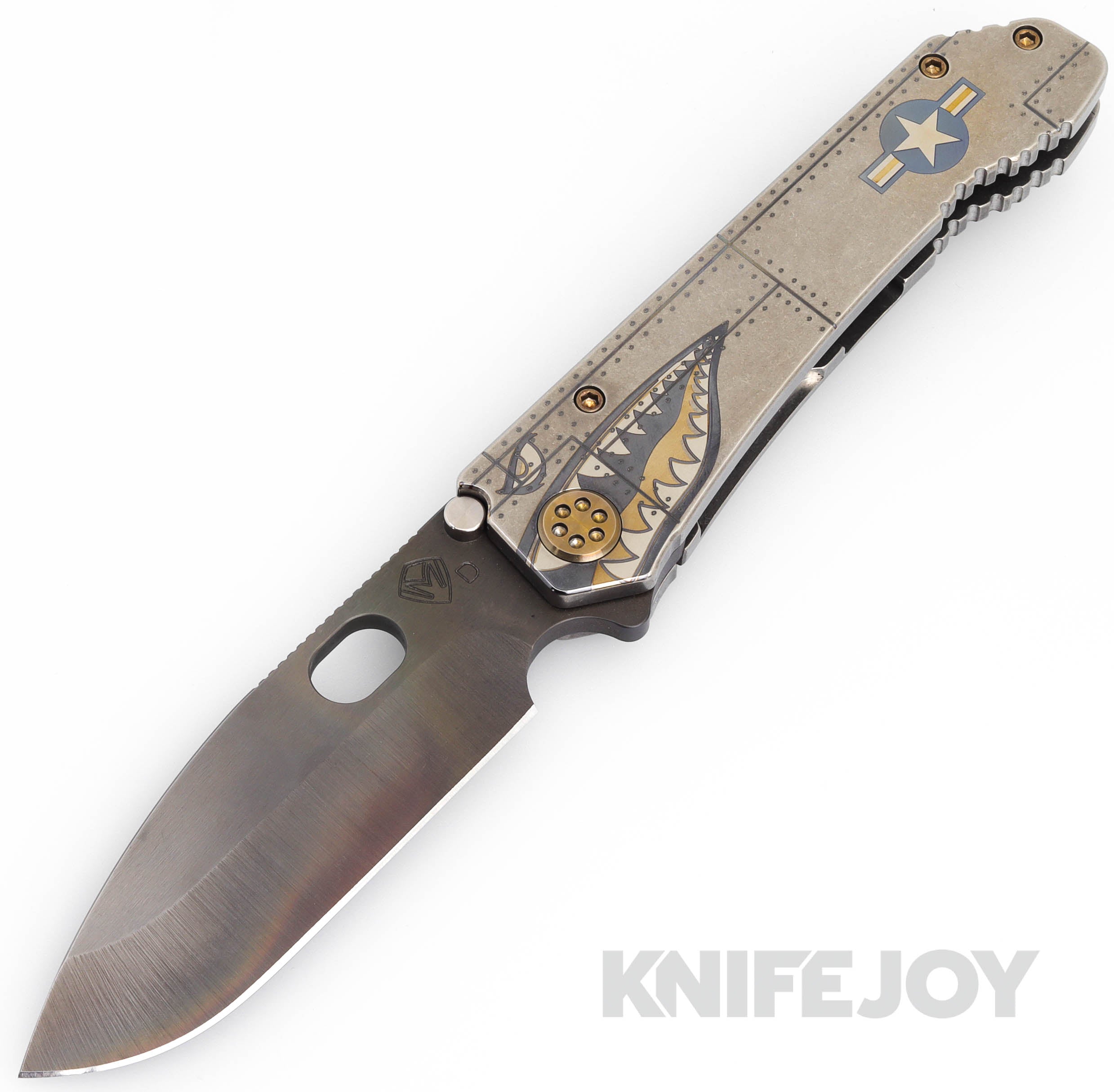 Medford Knives 187DP D2 Vulcan Drop Point Blade with Tumbled Warthog ...