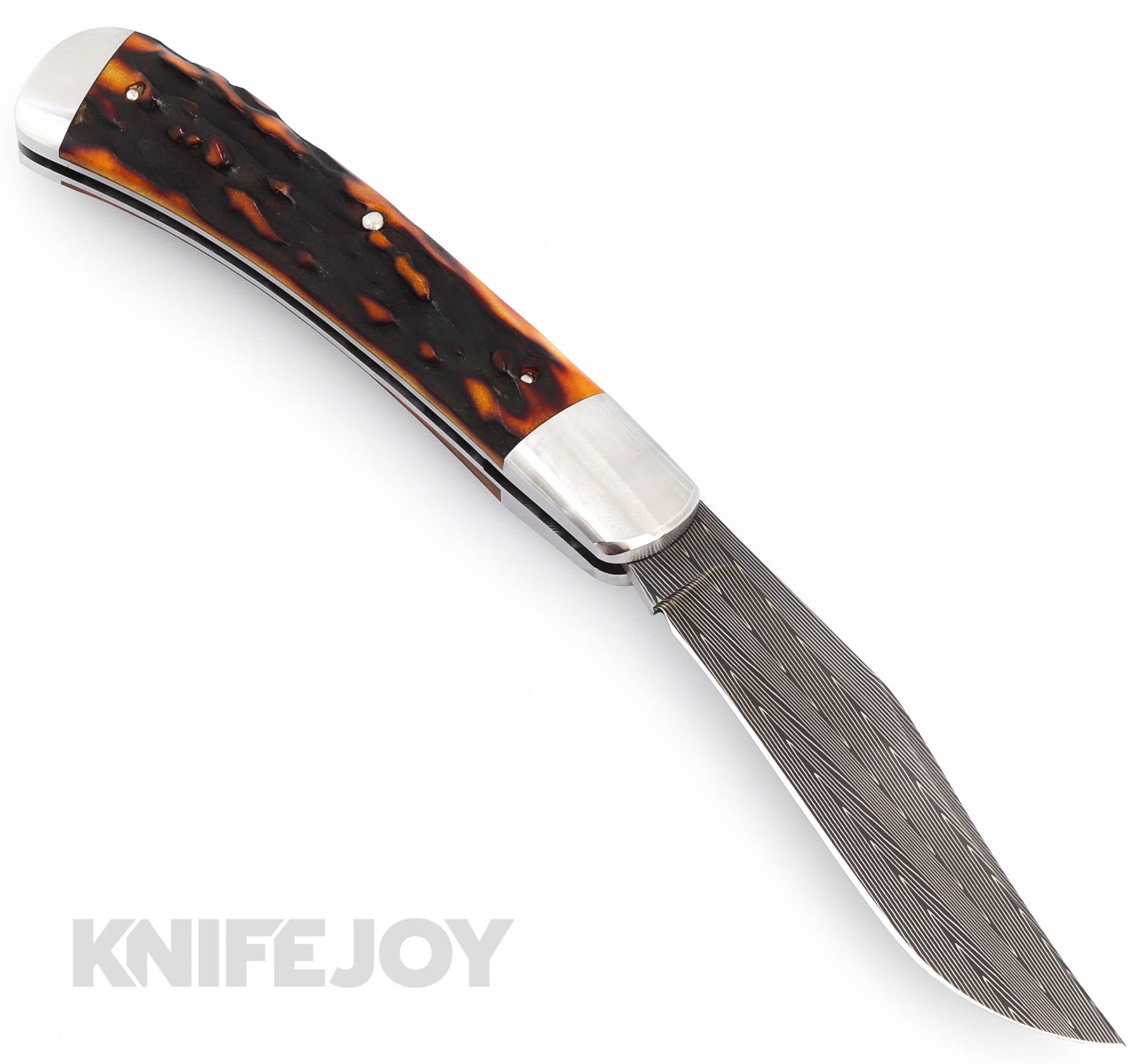 Crouch Knives Custom Single Blade Trapper Vegas Forge Carbon Herring B ...