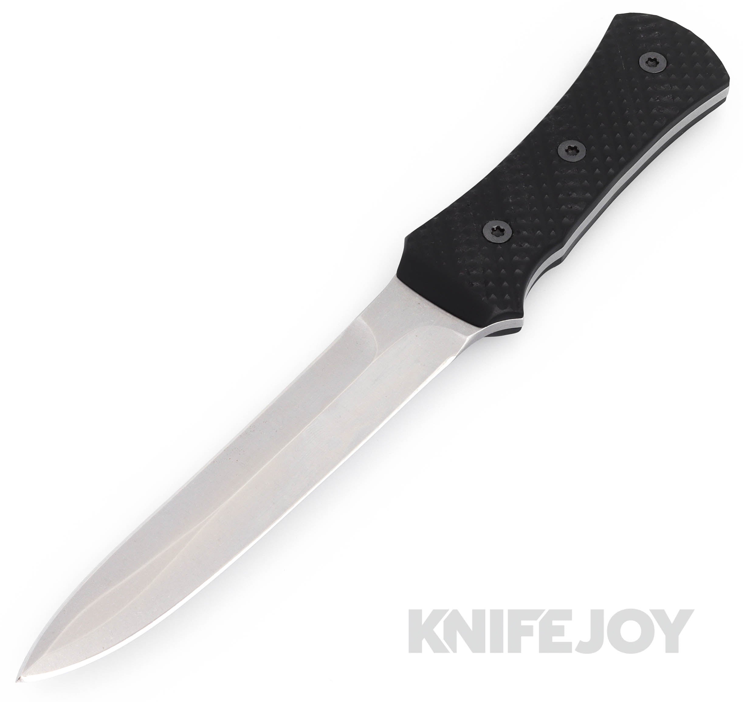 J.Watson Knives Mohora Double Edge Tanto Fixed Blade with Black Diamon ...