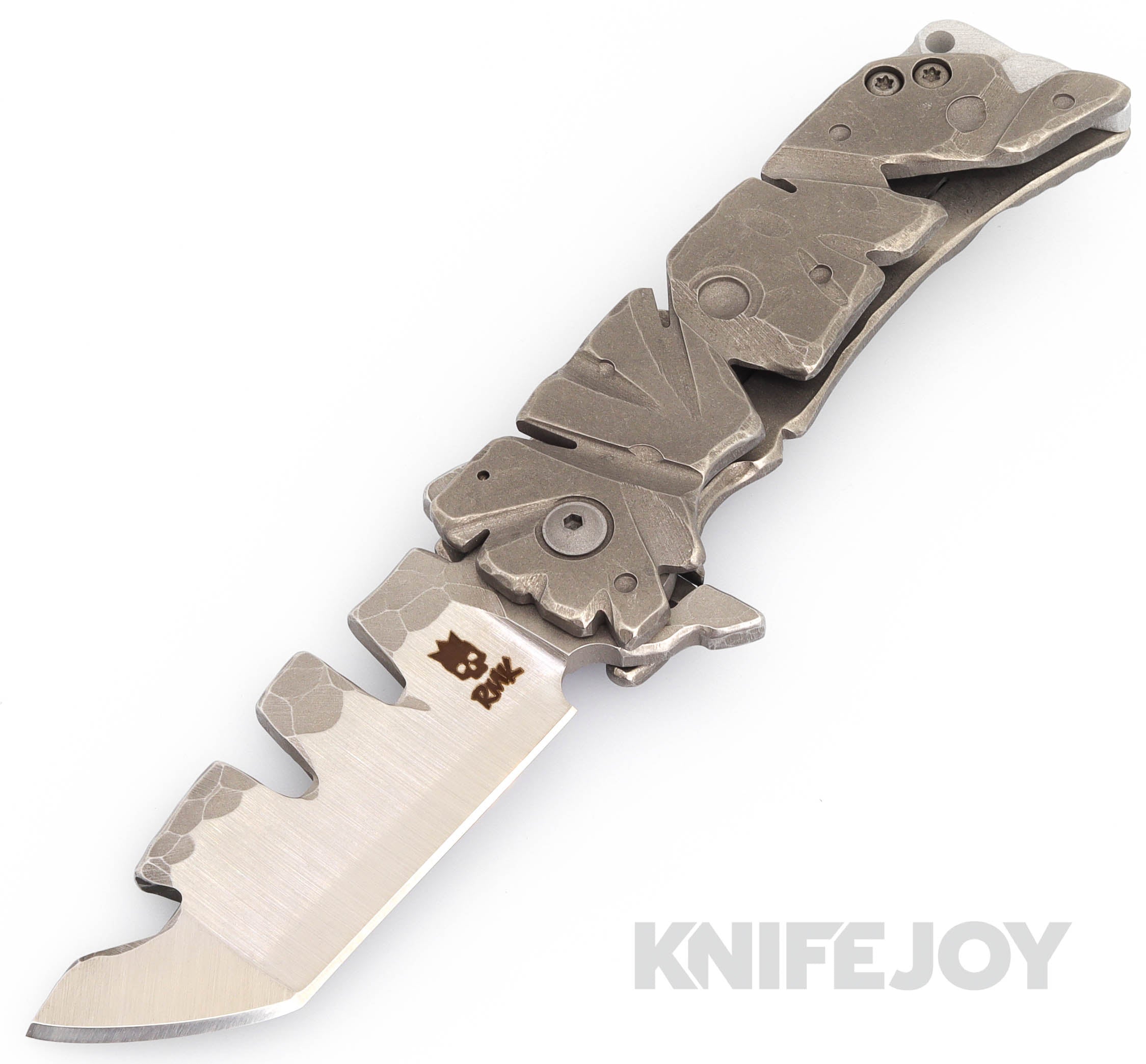 RichMade Knives AR Grim Reaper AEB-L Blade with Custom Titanium Scales ...