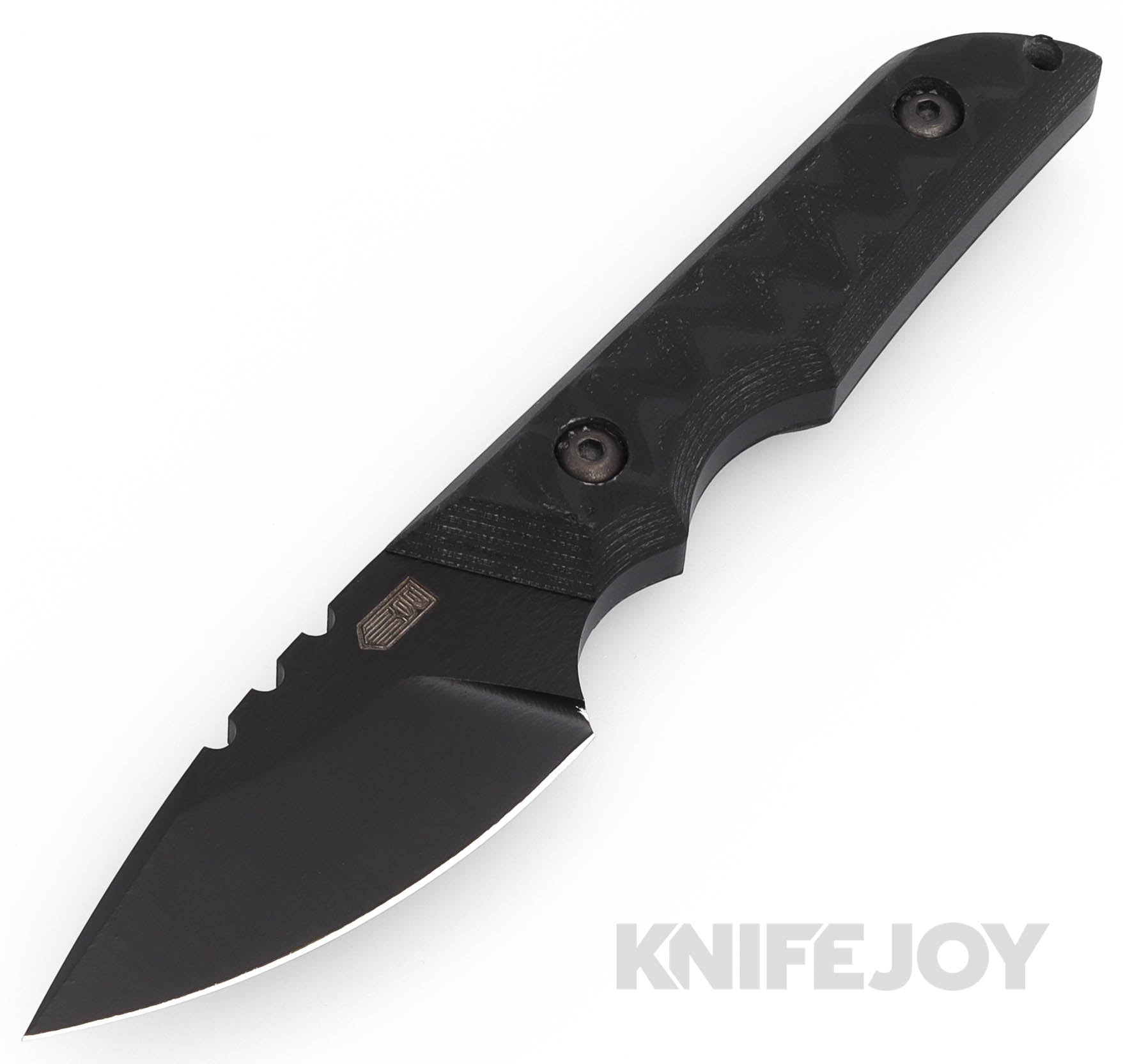 Bald Man Knife and Tool Thick-A-Tross Fixed Blade Flamed Magnacut Blad ...