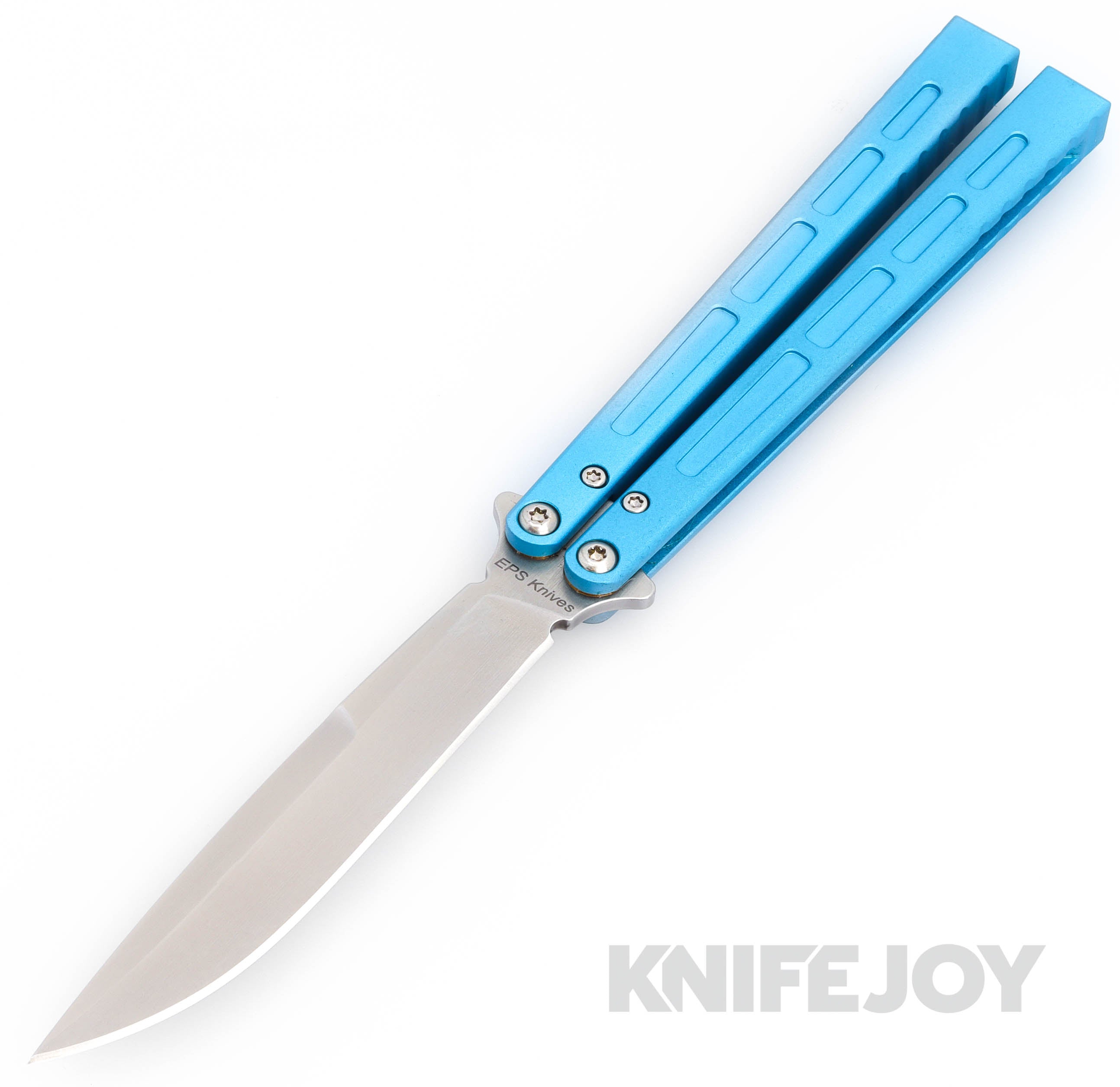 EPS Knives 101 Butterfly Balisong Weehawk Knife Plain Stonewash Blade ...