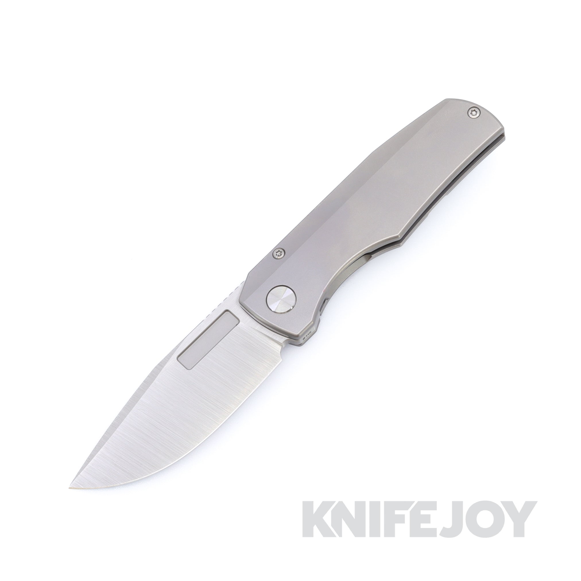 Vero Engineering Nova Mini Belt Satin Drop Point Blade Flipper with St ...