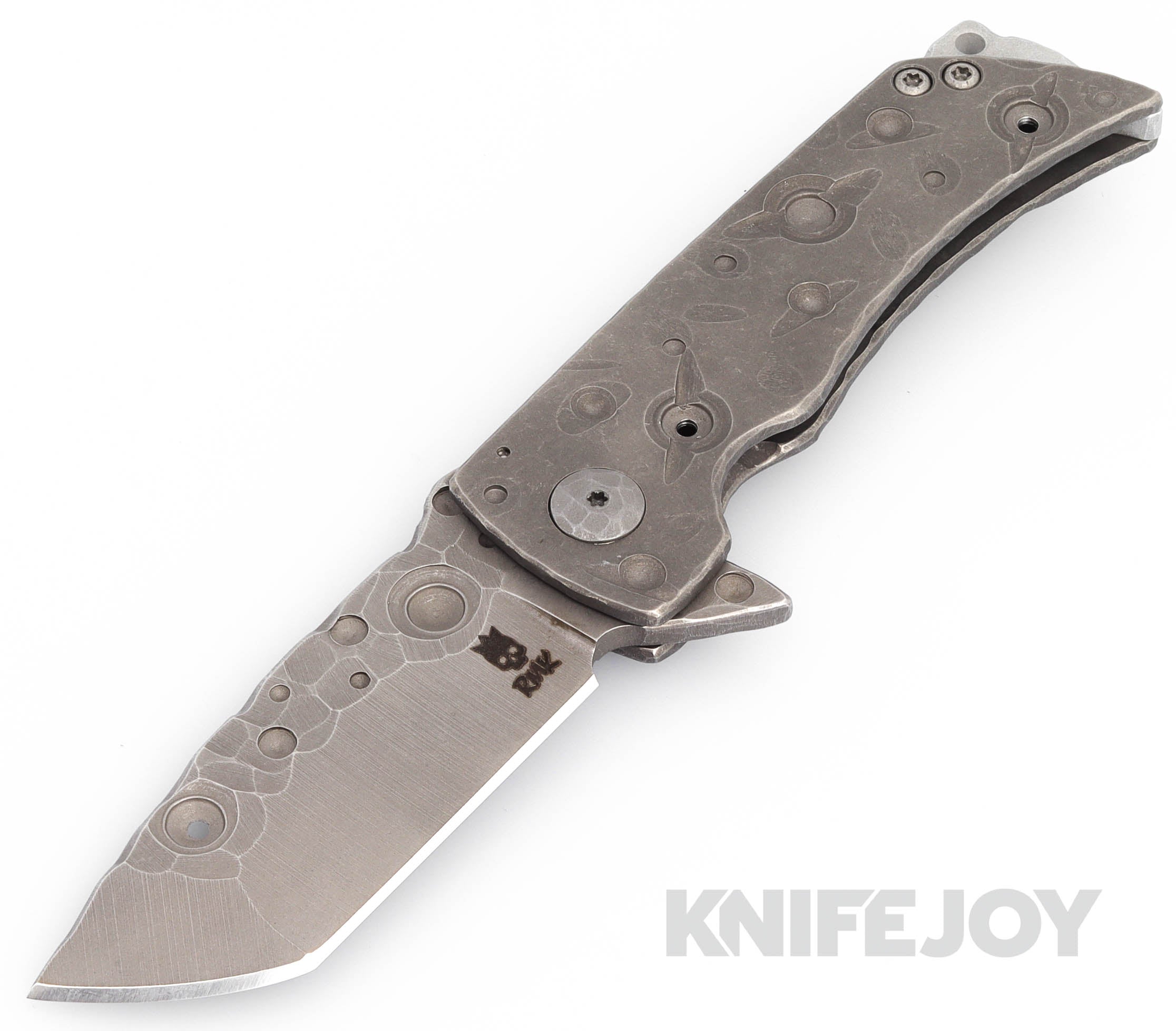 RichMade Knives BE Grim Reaper Crucible 154CM Stainless Blade with Moo ...