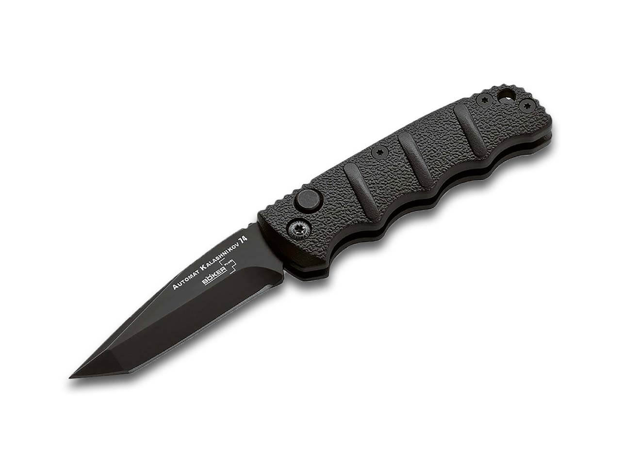 Boker Knives Boker Plus 01KALS104 KALS Mini Auto Knife Black Tanto Bla ...