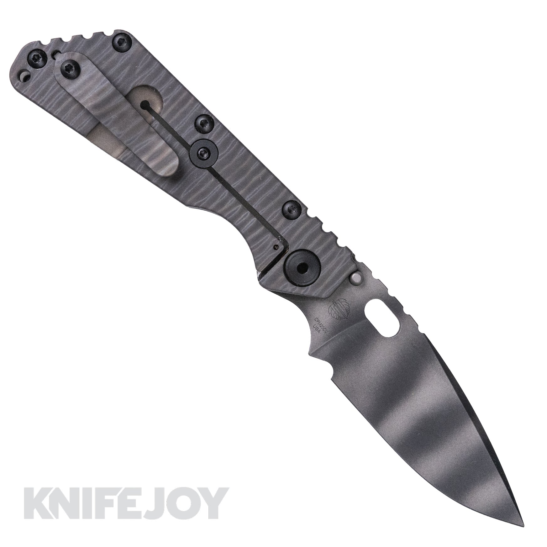 Mick Strider Custom Knives SMF Tiger Stripe Blade with Hybrid Aluminum ...