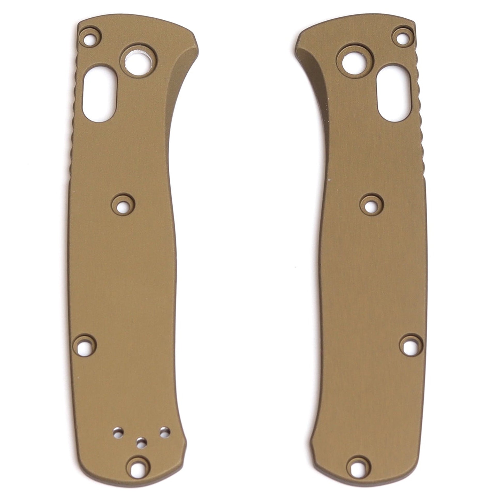 AWT Benchmade Mini Bugout Scales Flat Dark Earth Aluminum with No Lany ...