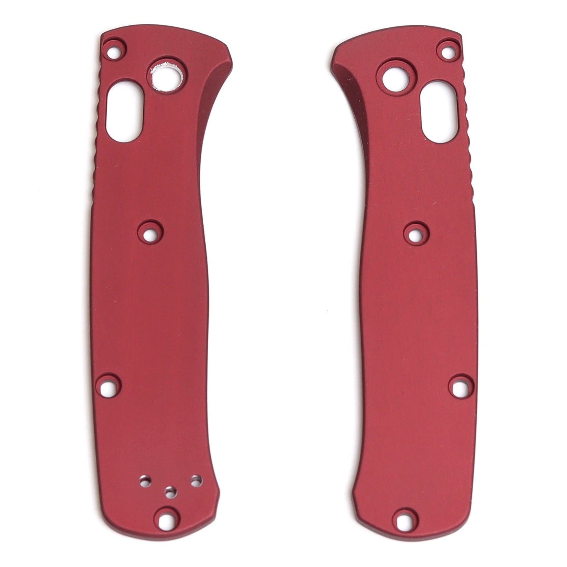 AWT Benchmade Mini Bugout Scales Brick Red Aluminum with No Lanyard/ T ...
