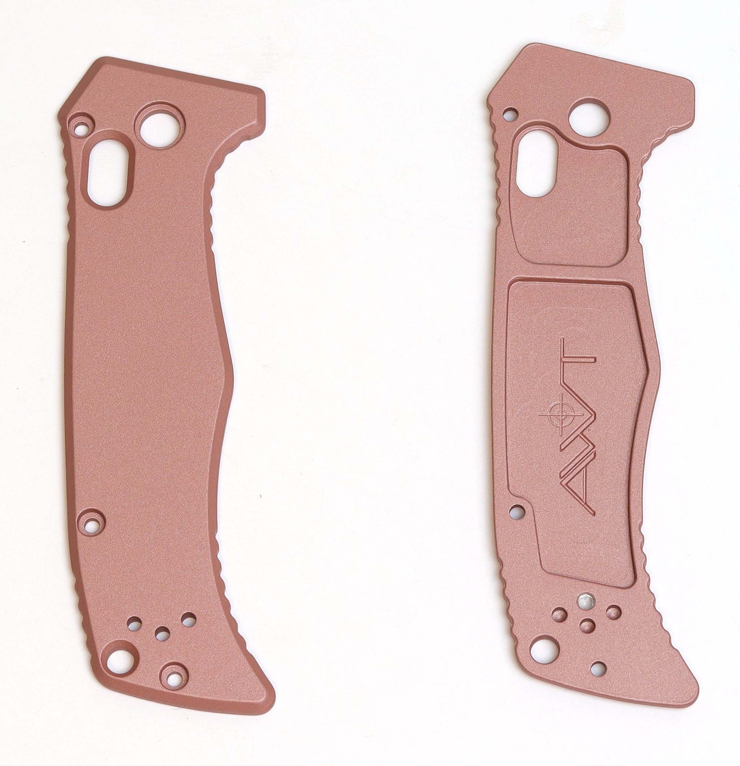 AWT Benchmade Mini Adamas Replacement Scales Smooth Surface Rose Gold ...