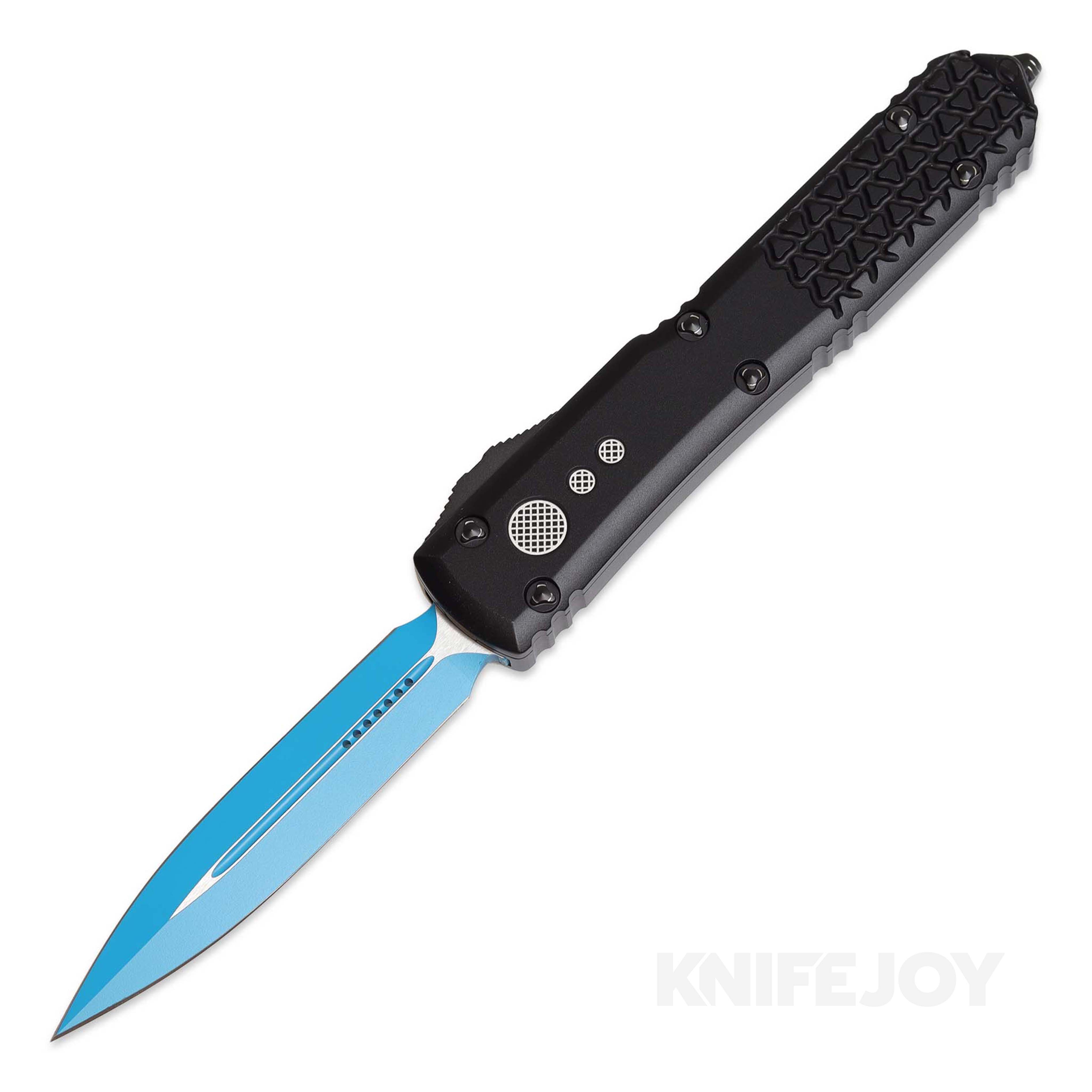 MICROTECH 122-1JK Ultratech OTF Auto "Jedi Knight" Double Edge Blue St ...