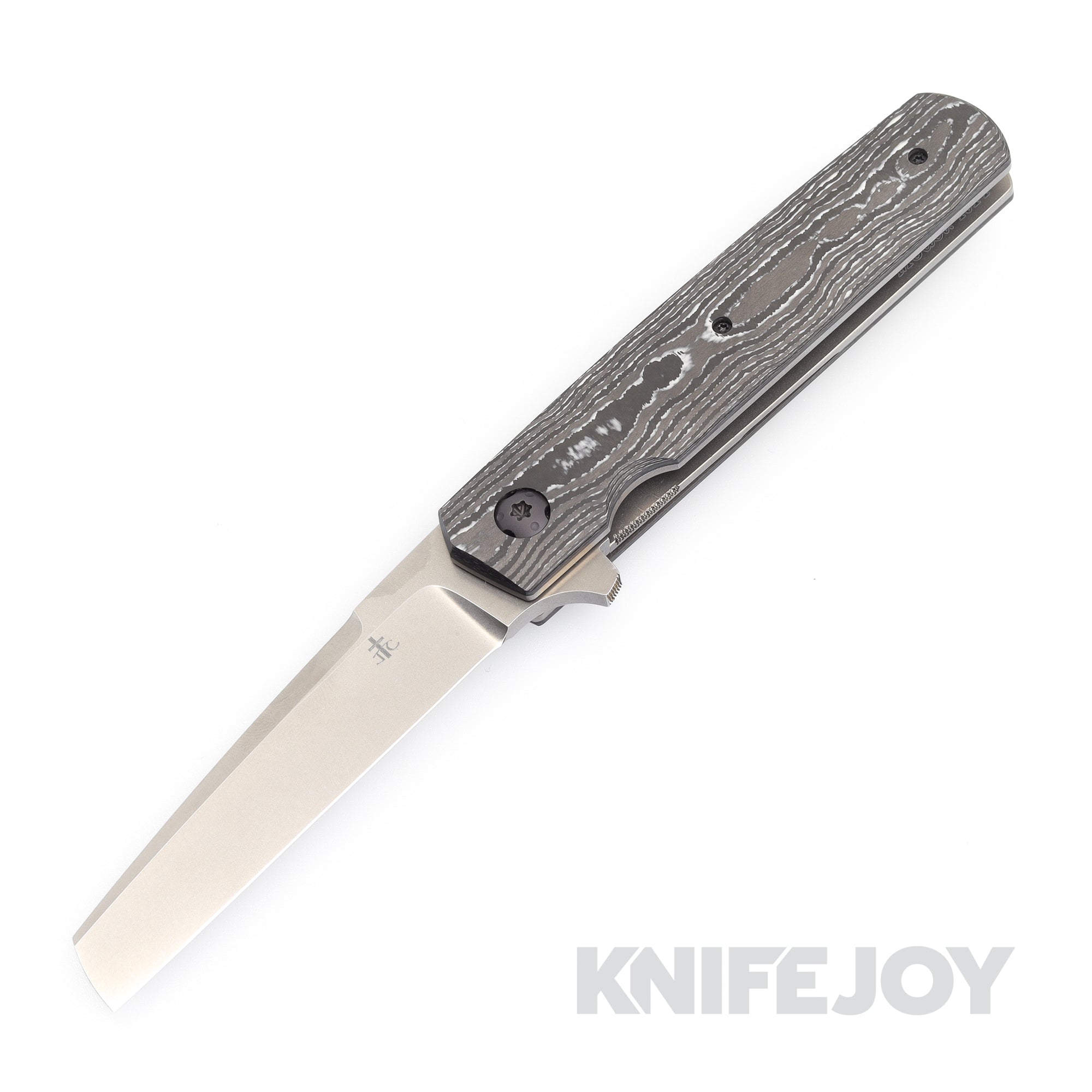 Jason Clark Custom Knives RTP Magnacut Blade with Titanium Frame/ Camo ...