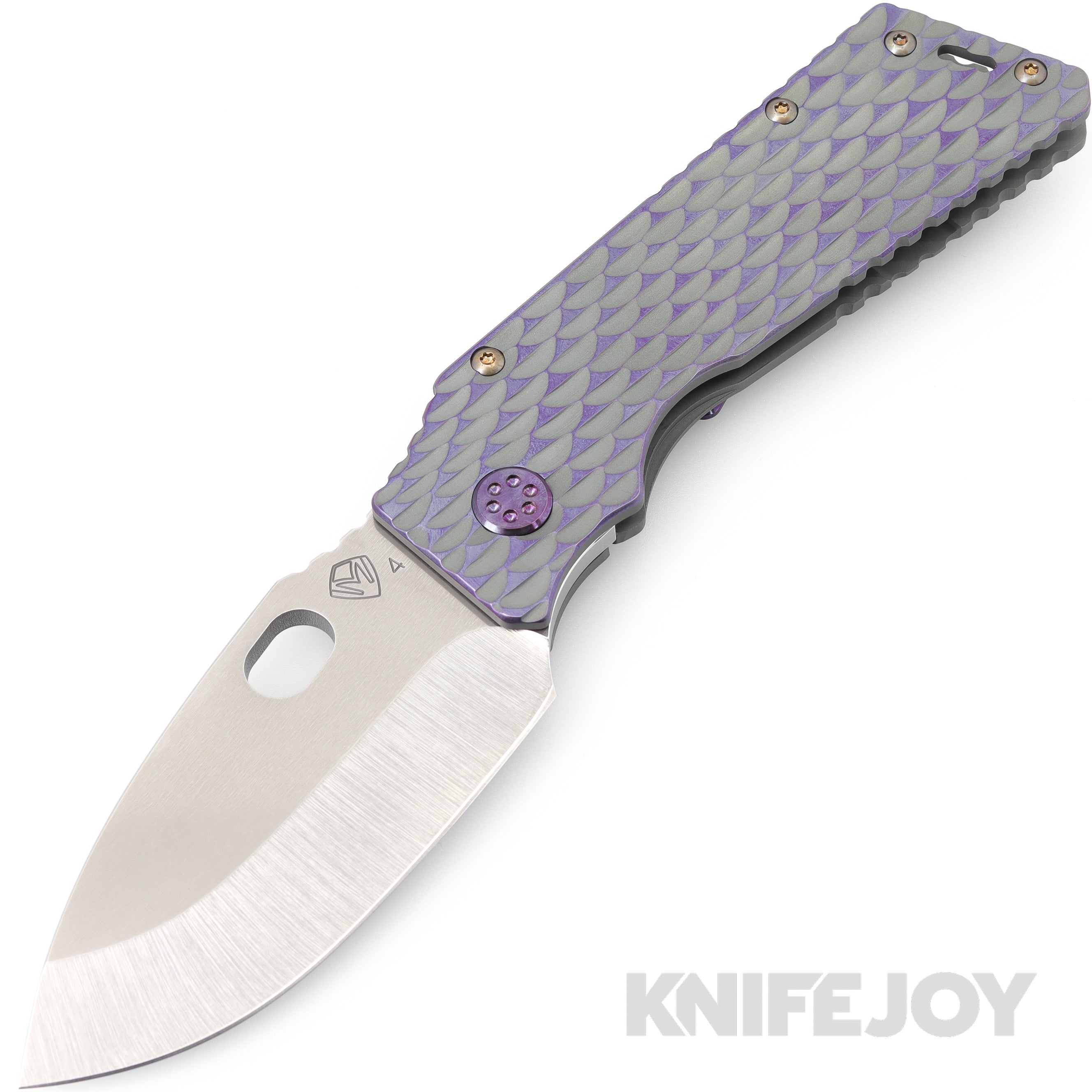 Medford Knives TFF-1 S45VN Tumbled Blade with Cement Violet Flat Drago ...