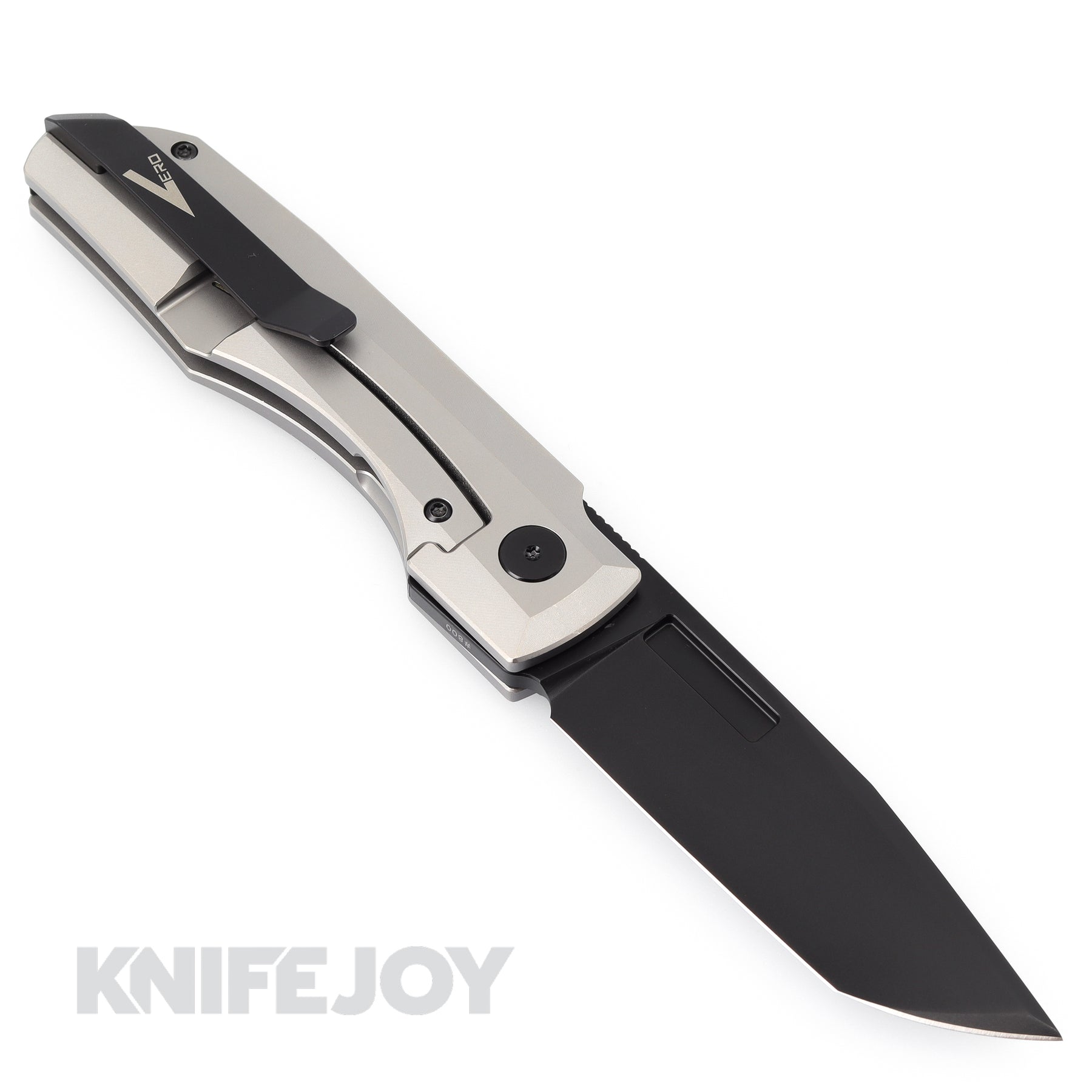 Vero Engineering Impulse DLC Tanto Blade Frame Lock Flipper with Stone – KnifeJoy