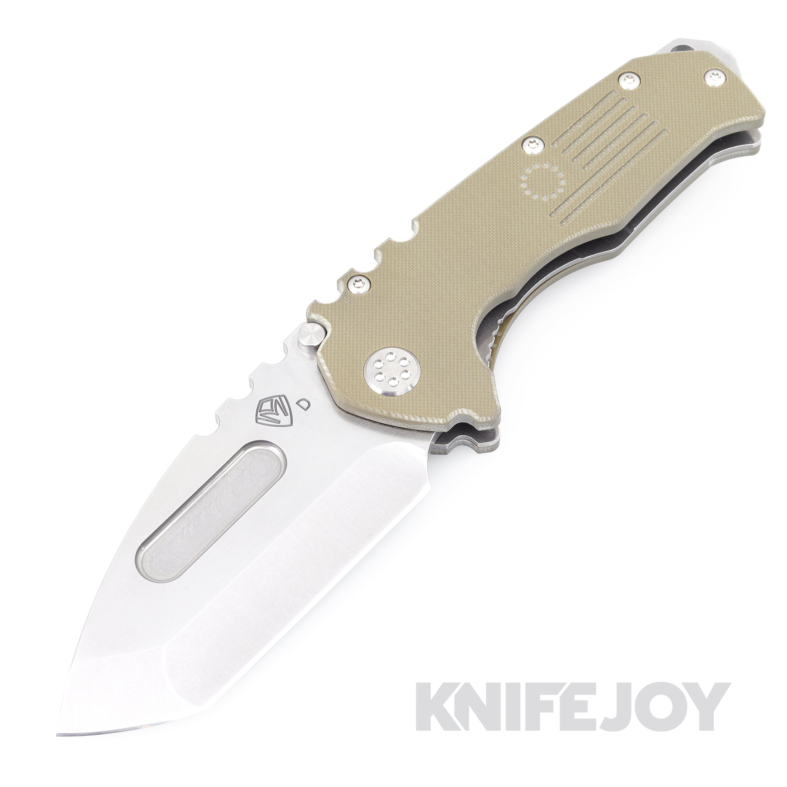 Medford Knives Praetorian Scout M/P D2 Tumbled Tanto Blade with OD Gre ...