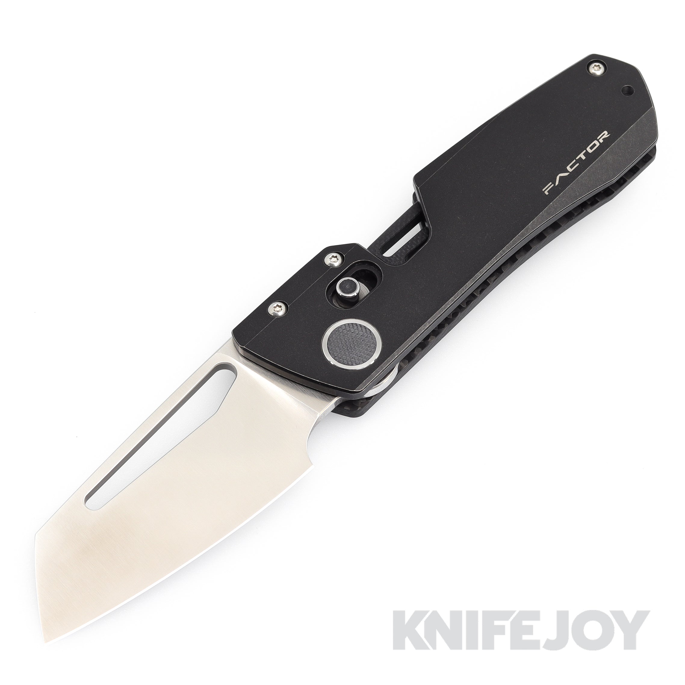WINTERBLADE Co. Factor Folding Knife Satin Blade with Stonewashed Blac ...