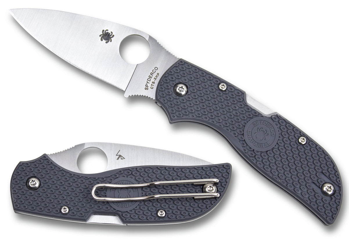 Spyderco C152PGY Chaparral Knife – KnifeJoy