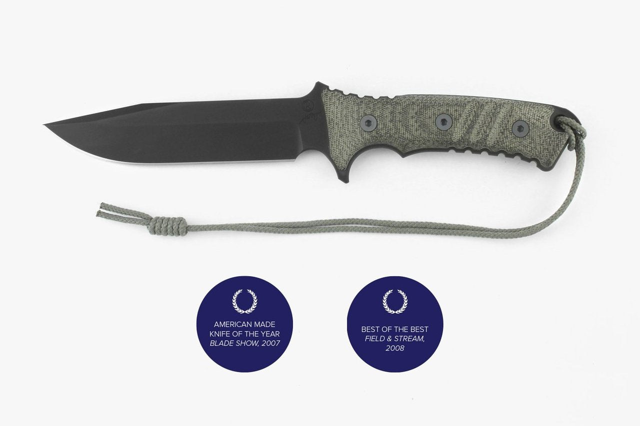 Chris Reeve Knives Pacific Clip Point Non-Serrated Black – KnifeJoy