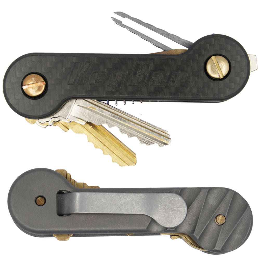 KeyBar KBR242 Half Carved with Carbon Fiber – KnifeJoy