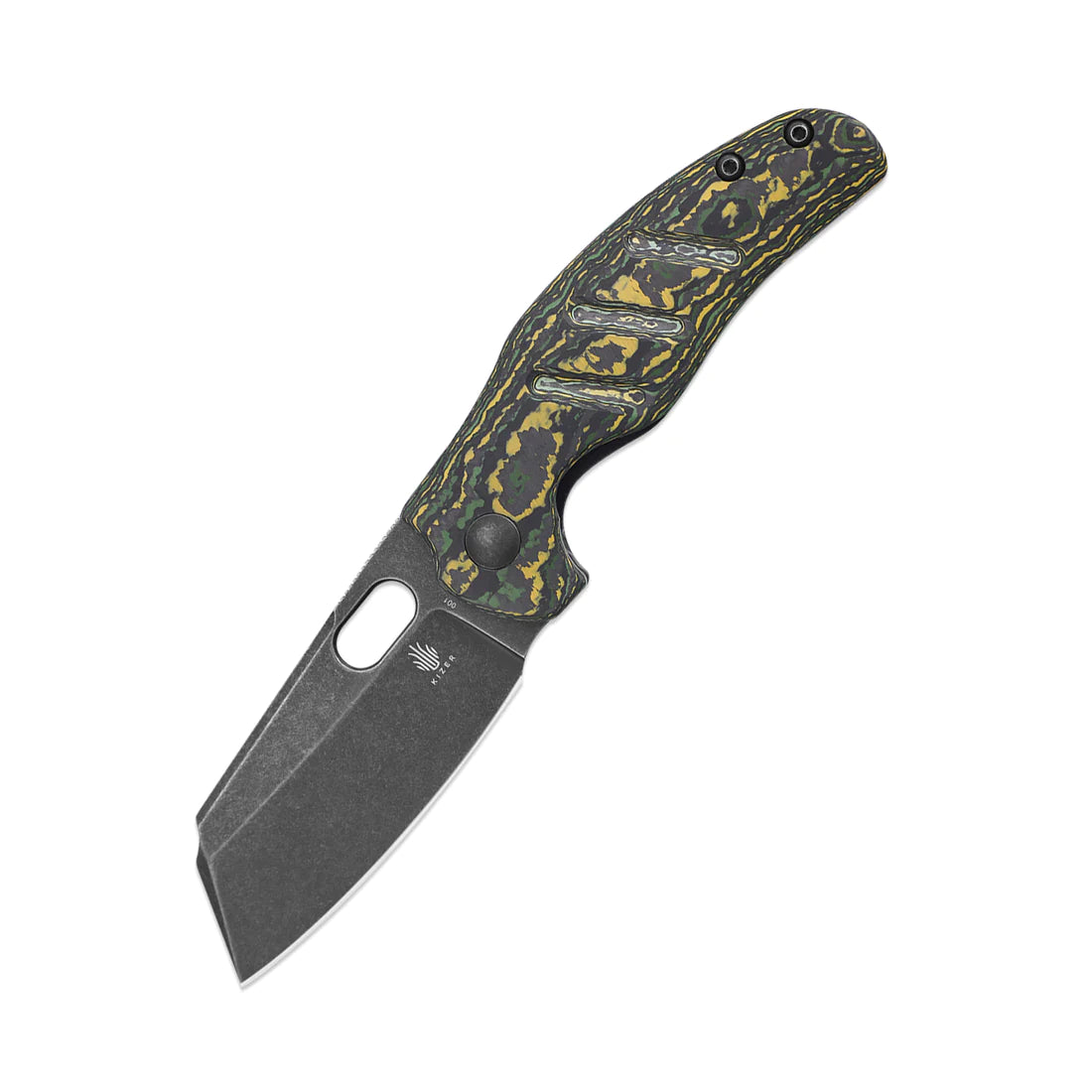 Kizer Ki3488A7 C101C Mini Sheepdog CPM 20CV Black Stonewash Blade with ...