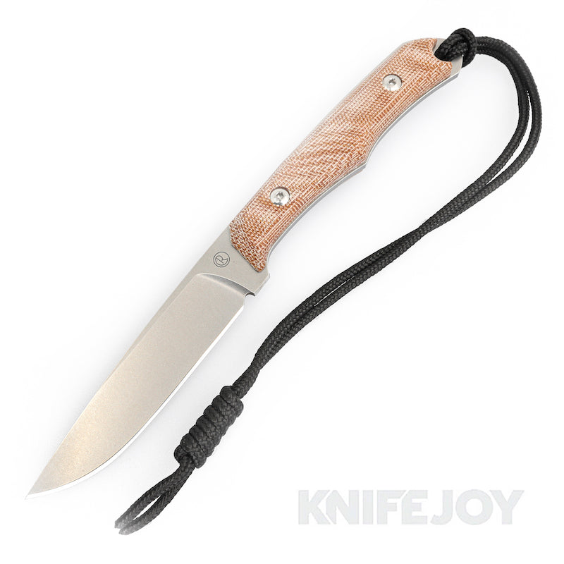 Chris Reeve Knives Inyoni Fixed Blade with Natural Canvas Micarta Hand ...