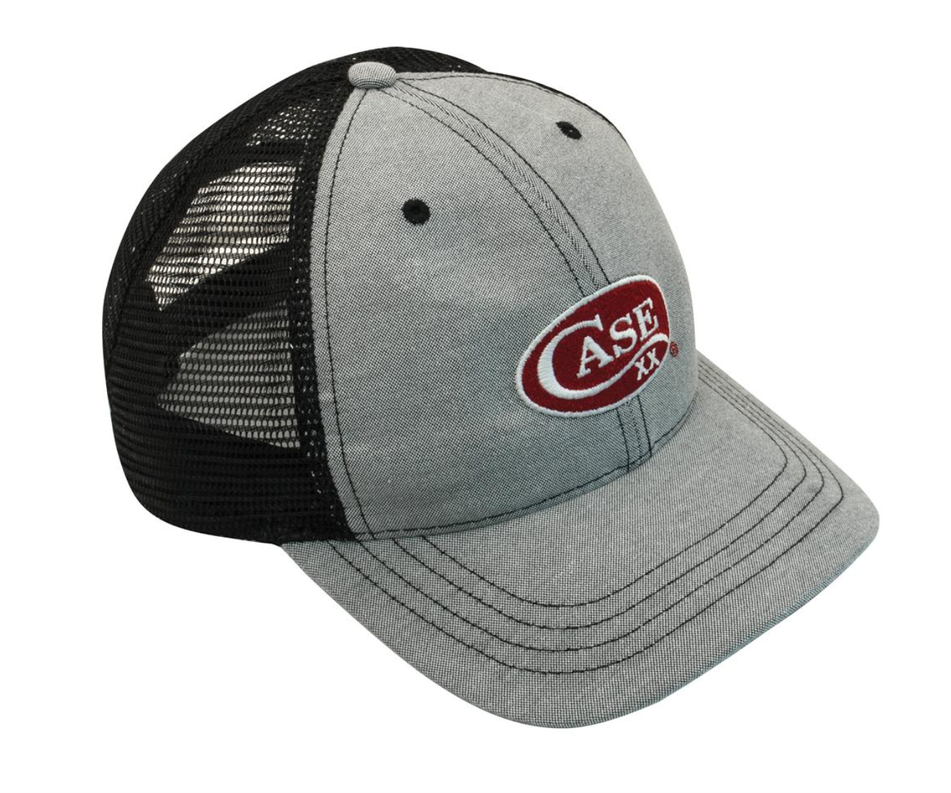 Case Ball Cap Black with Mesh and Embroidered Case Logo Hat (52504 ...