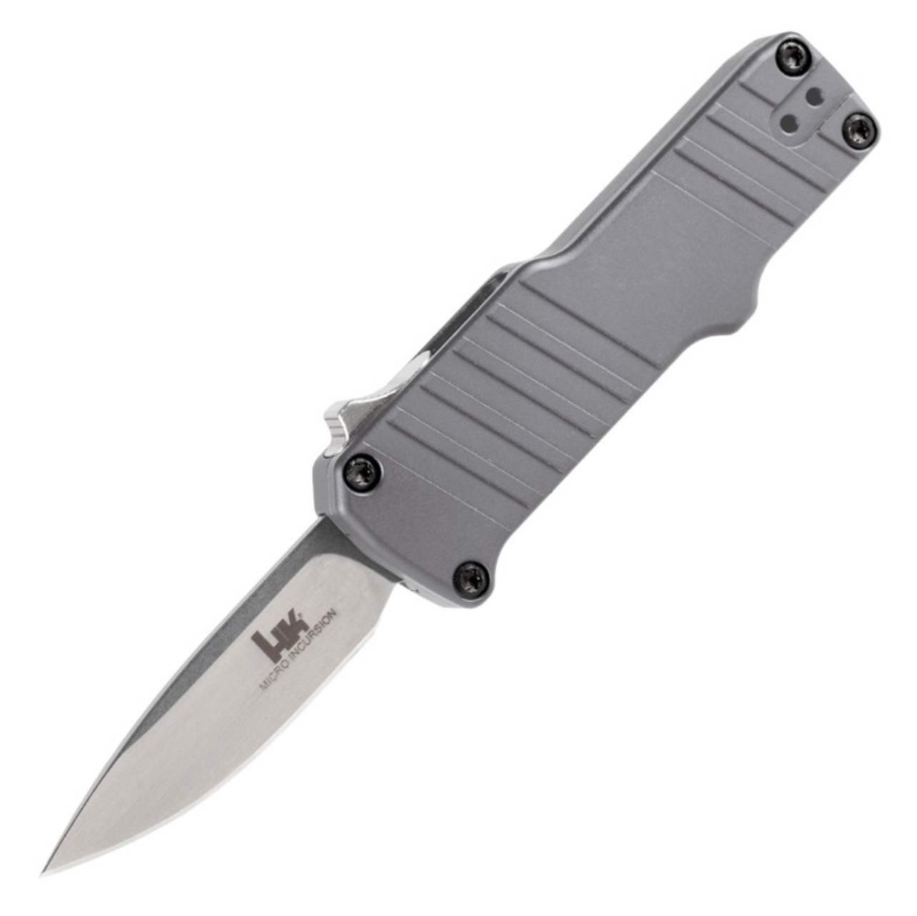 Hogue Knives HOGK54032 HK Micro Incursion OTF Automatic Tumbled Finish ...
